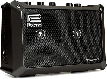 Amazon.com: Roland Mobile Cube Battery-Powered Stereo Amplifier ...