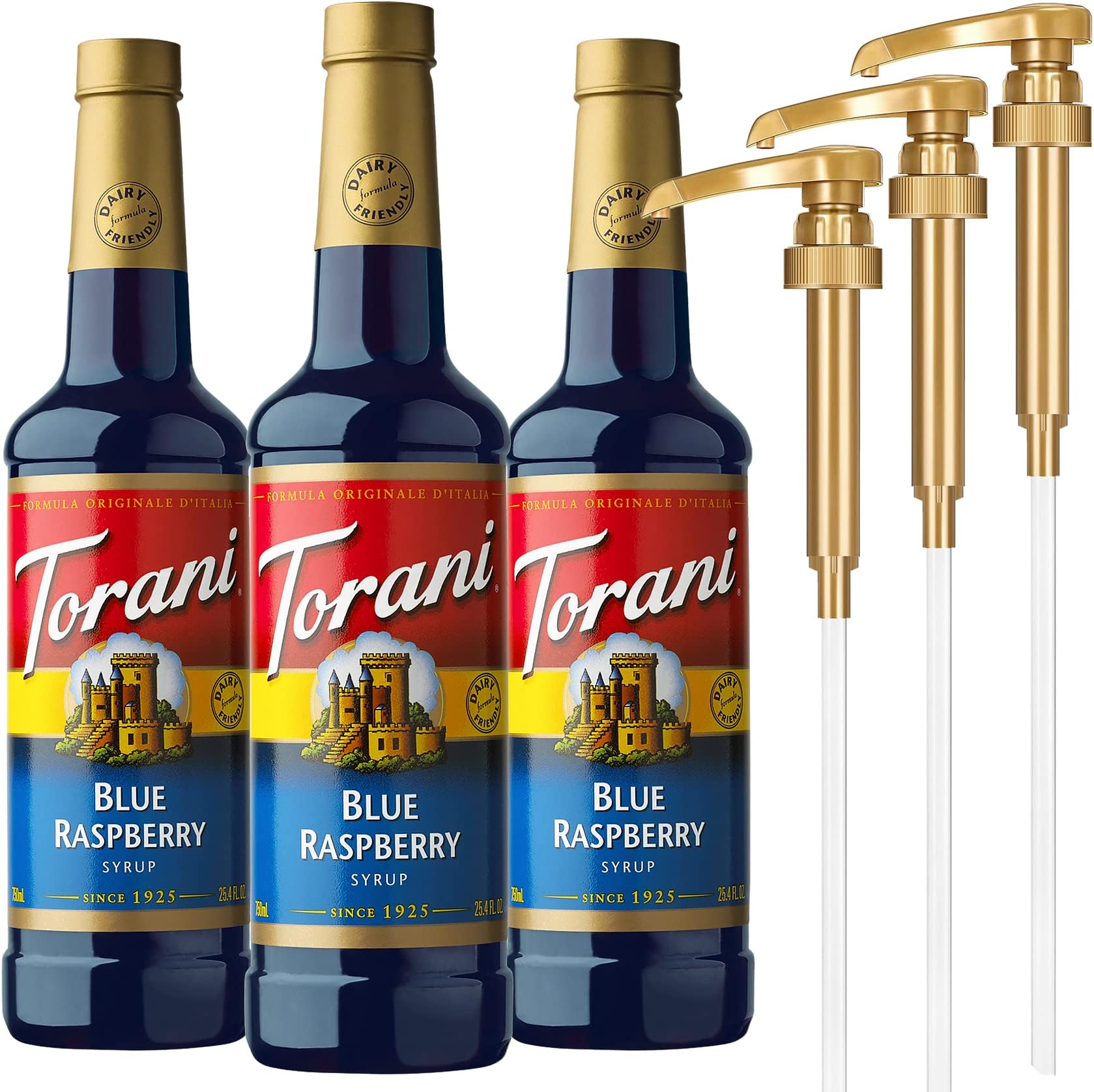 Amazon.com: Coffee Syrup, Blue Raspberry Flavored Syrup for Drinks ...