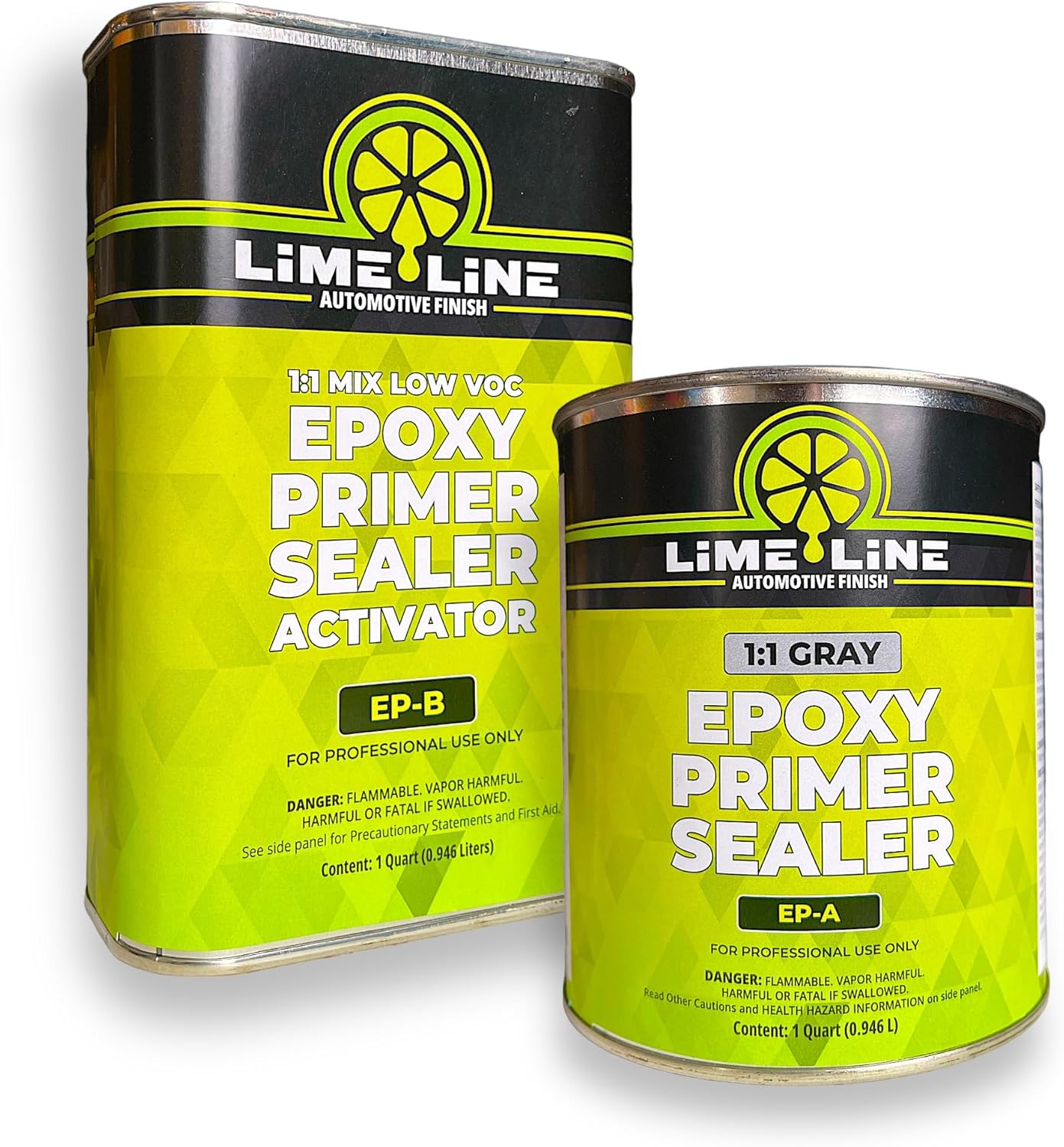 Amazon.com: LiME LiNE 2K Epoxy Primer/Sealer Direct-to-Metal, Anti ...
