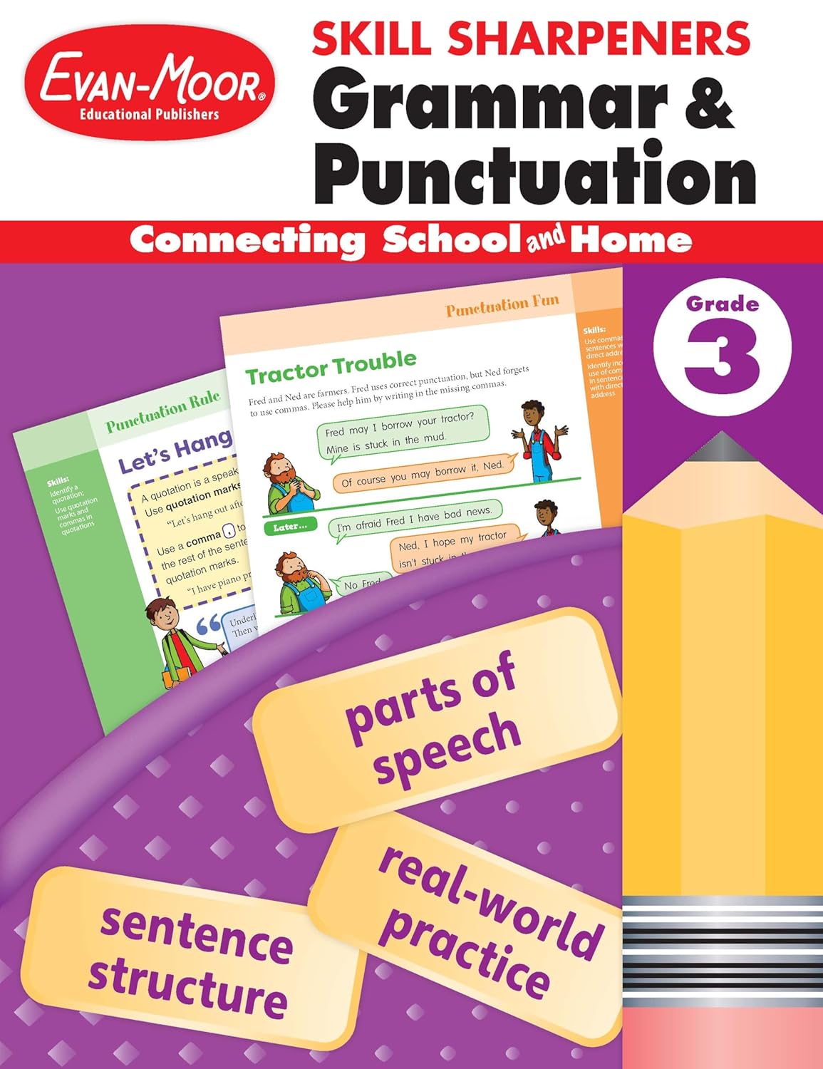 Amazon | Skill Sharpeners Grammar and Punctuation, Grade 3 | Evan-Moor ...