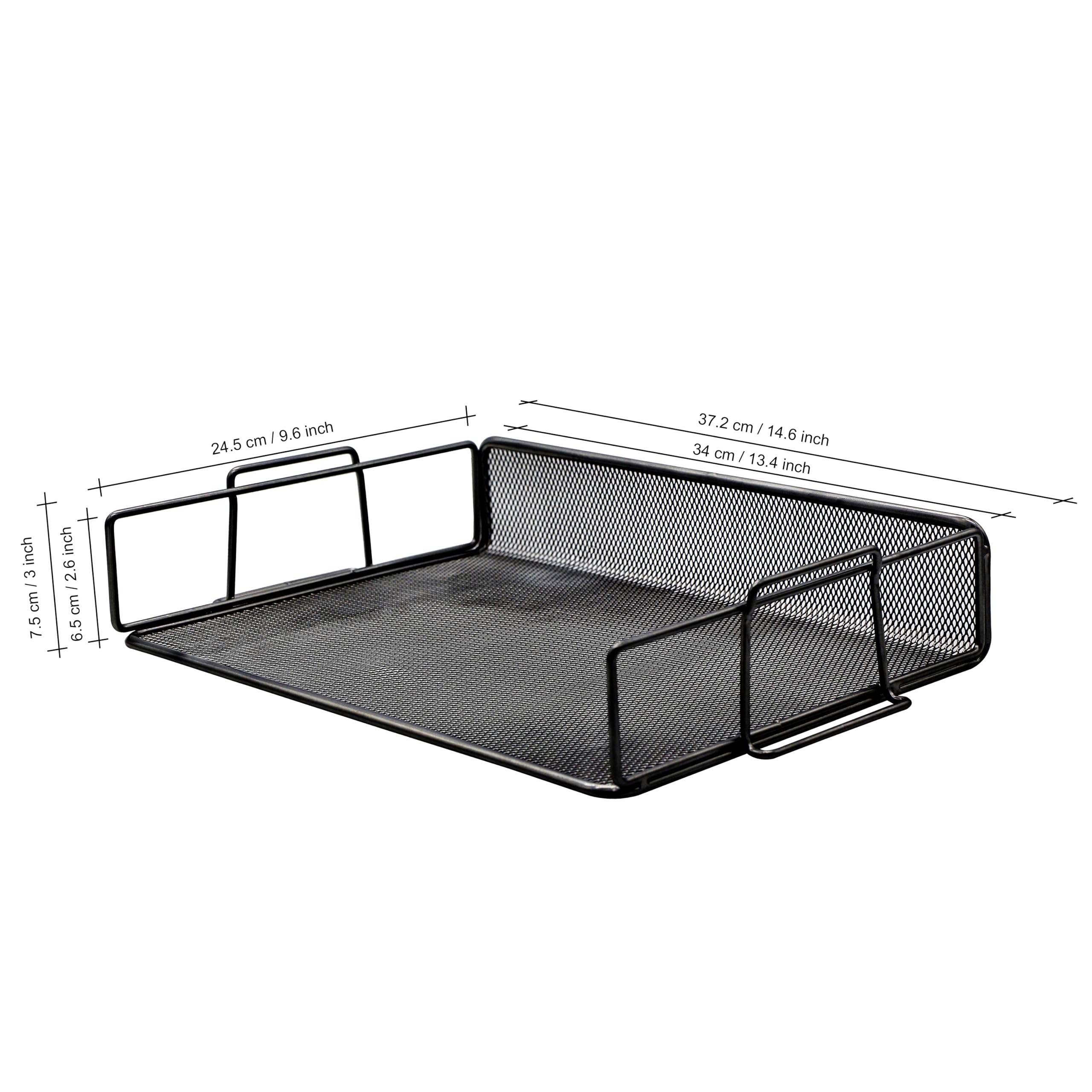 Snapklik.com : Exerz Wire Mesh Desk Organizer 5 Pieces Pack - 4-Tier ...