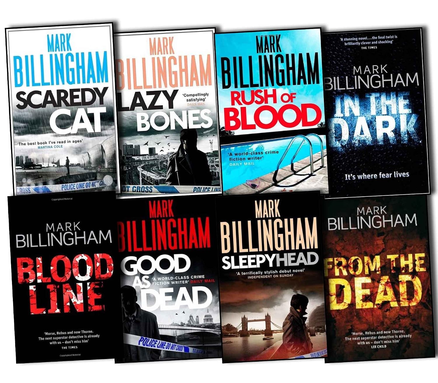 Mark Billingham Tom Thorne Novels 8 Books Collection Pack Set ...
