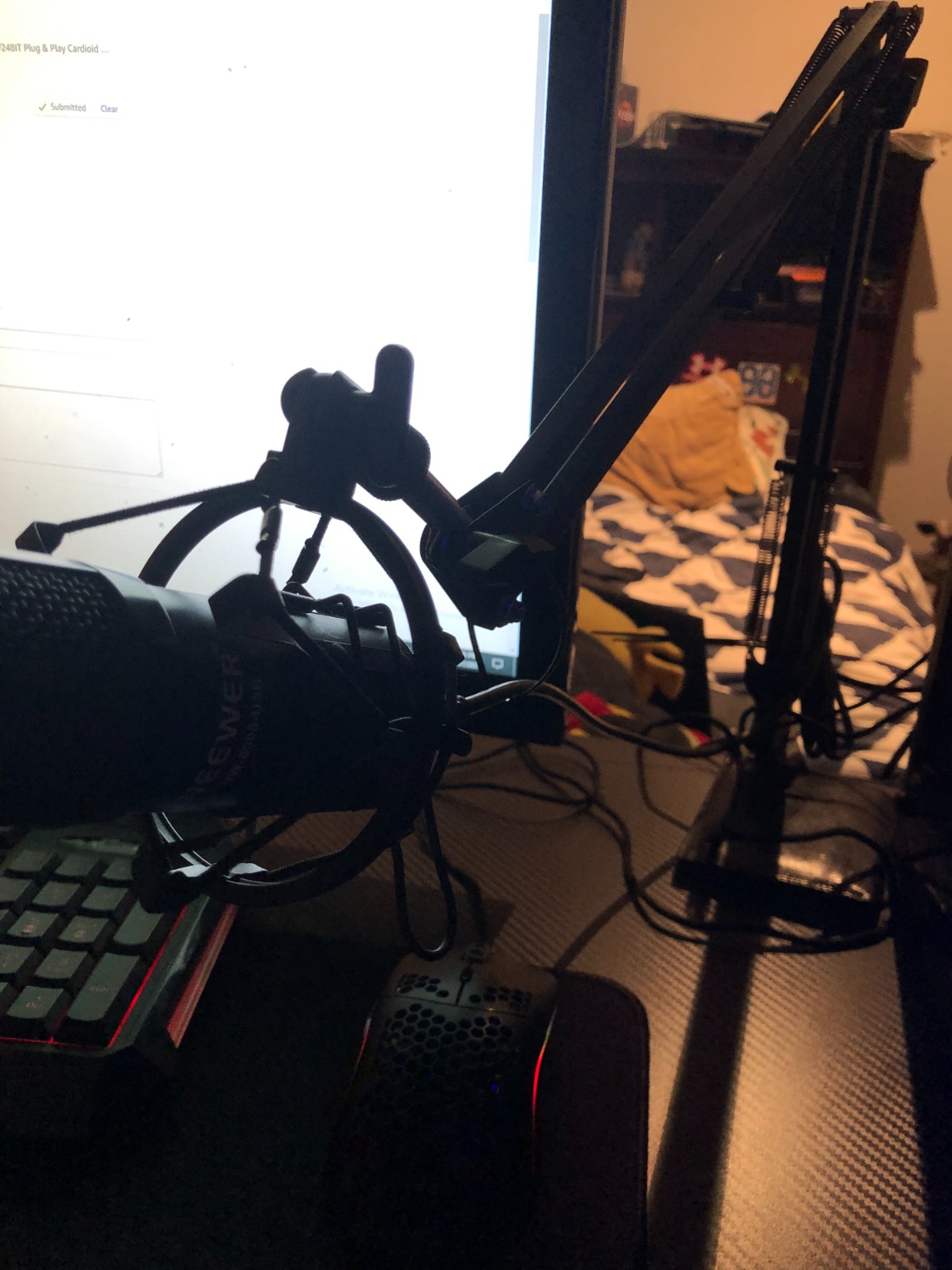 Neewer Upgraded USB Microphone Kit with 25mm Large Capsule, 192kHz/24 ...