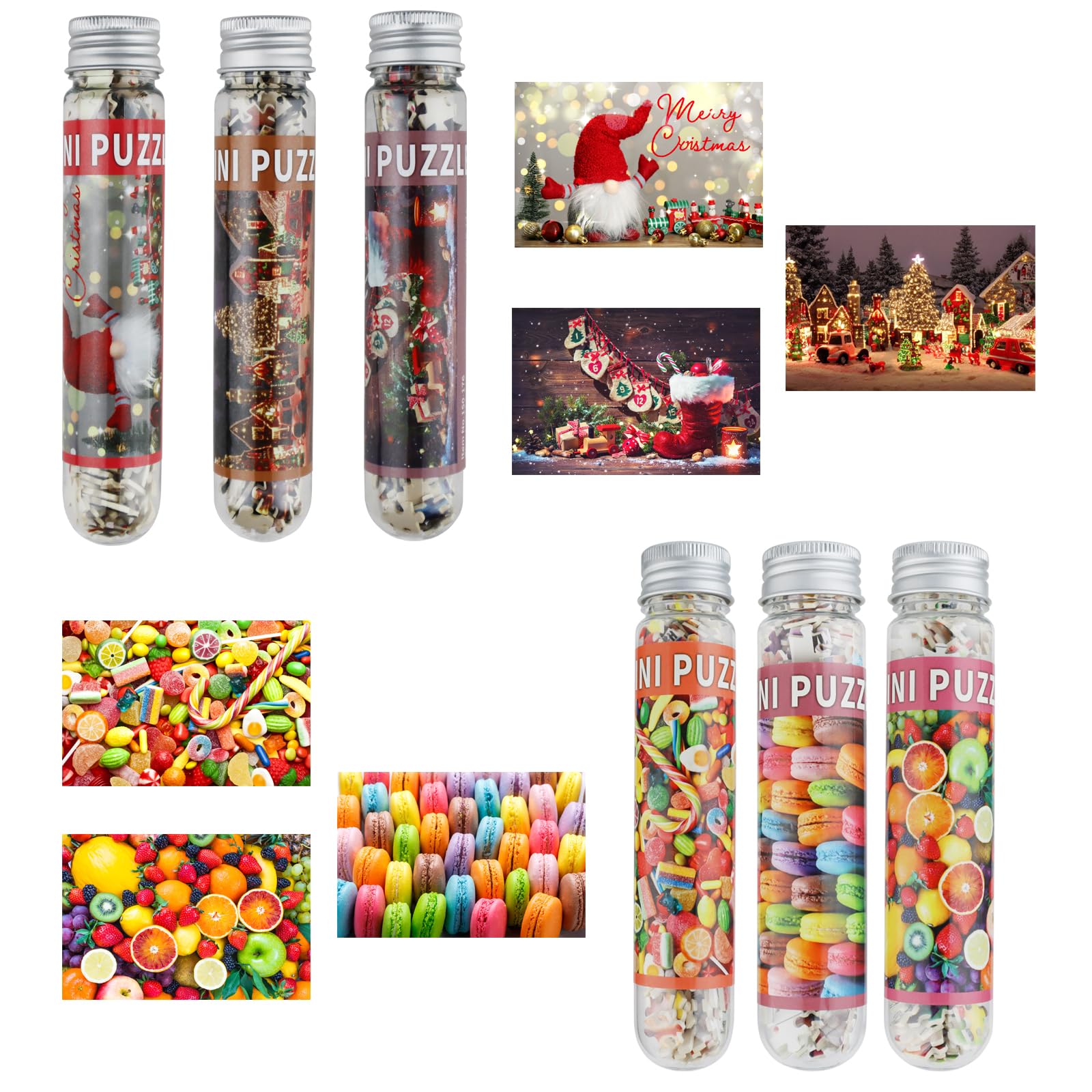 Amazon.com: MISITU Mini Puzzles for Adults Small Puzzles 150 Pieces ...