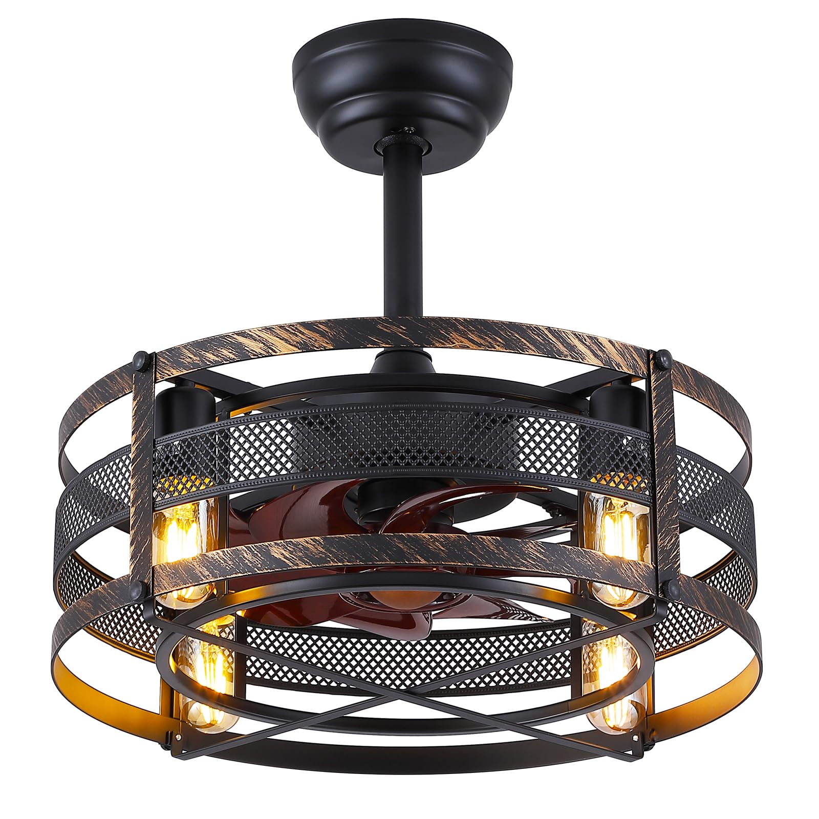 Vaulted Caged Ceiling Fan Caged Ceiling Fans Enclosed Ceiling Fans