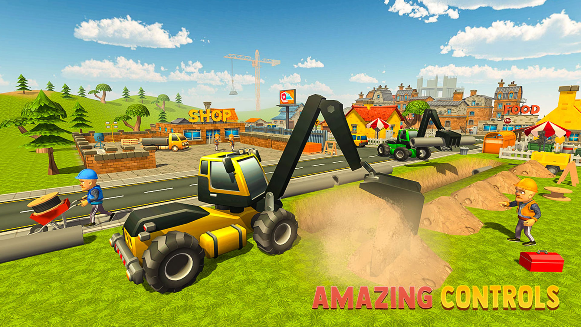 Heavy Excavator Crane Simulator - 3D Construction - App on Amazon Appstore
