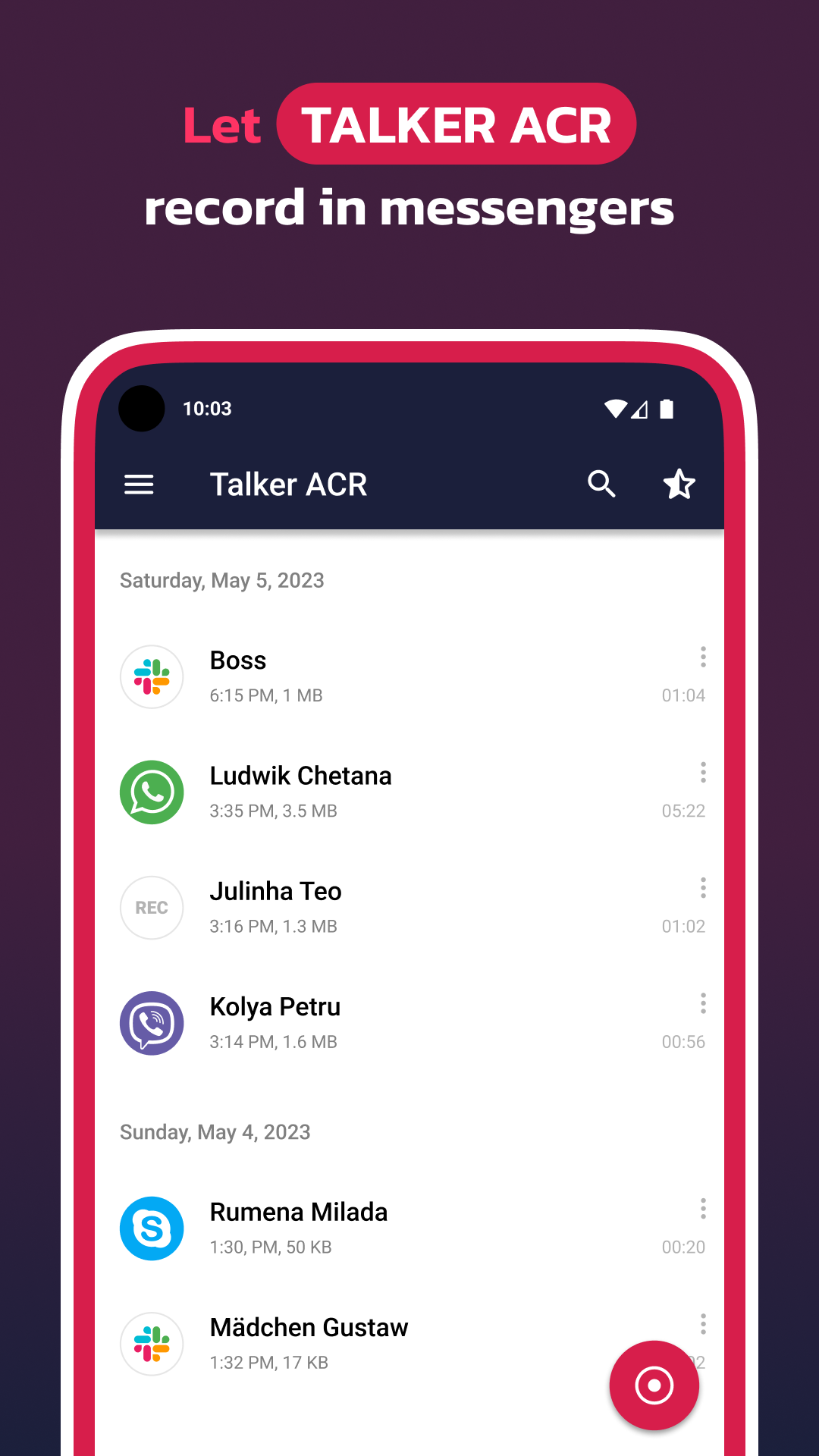 Talker ACR Helper - Amazon 應用程式商店上的應用程式