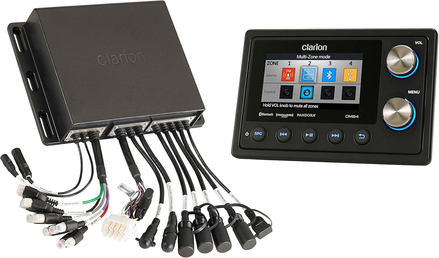 Clarion CMS4 Stereo, Black Box, w/Controller : Amazon.ca: Electronics