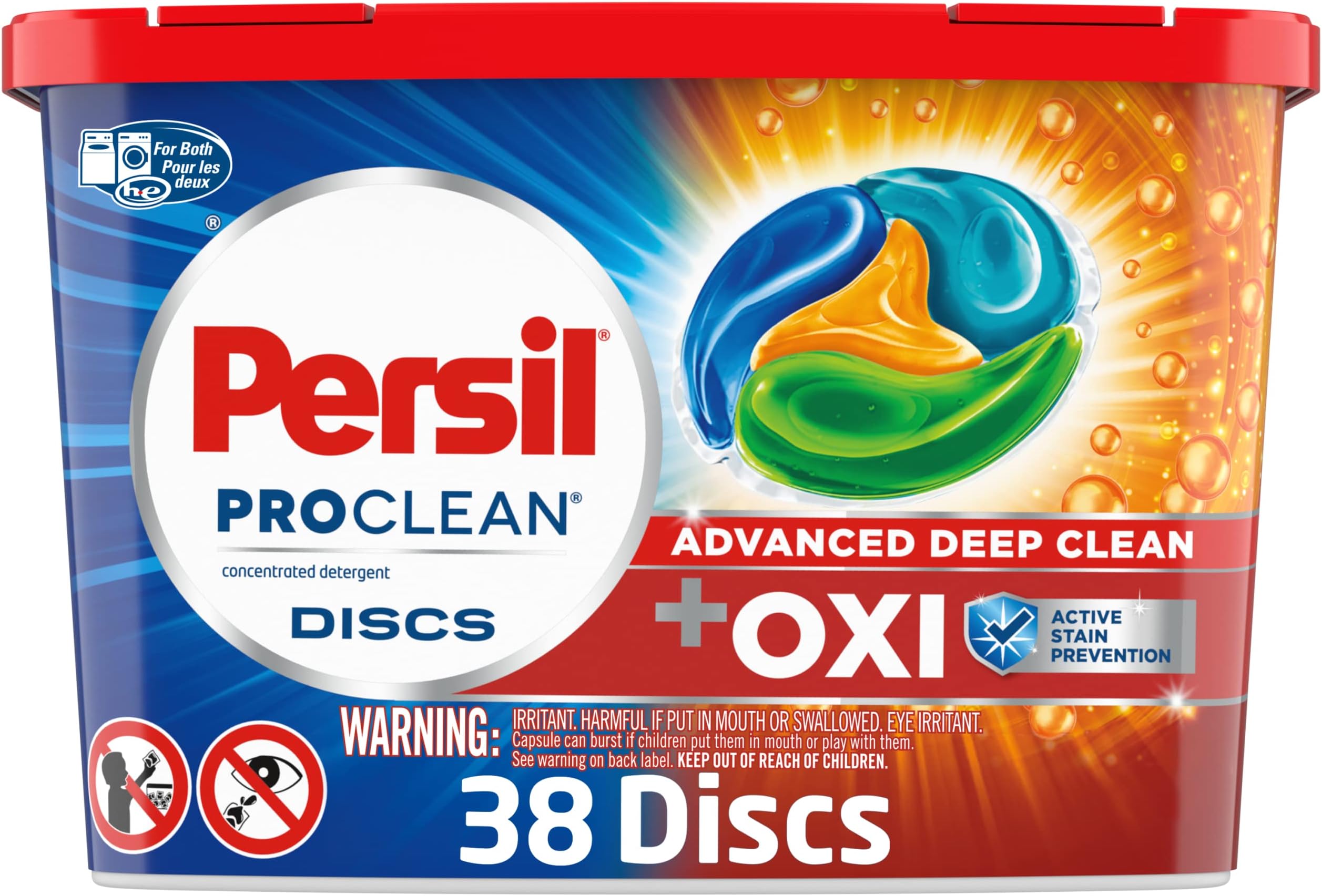 Amazon.com: Persil ProClean Stain Fighter Liquid Laundry Detergent, 40 ...
