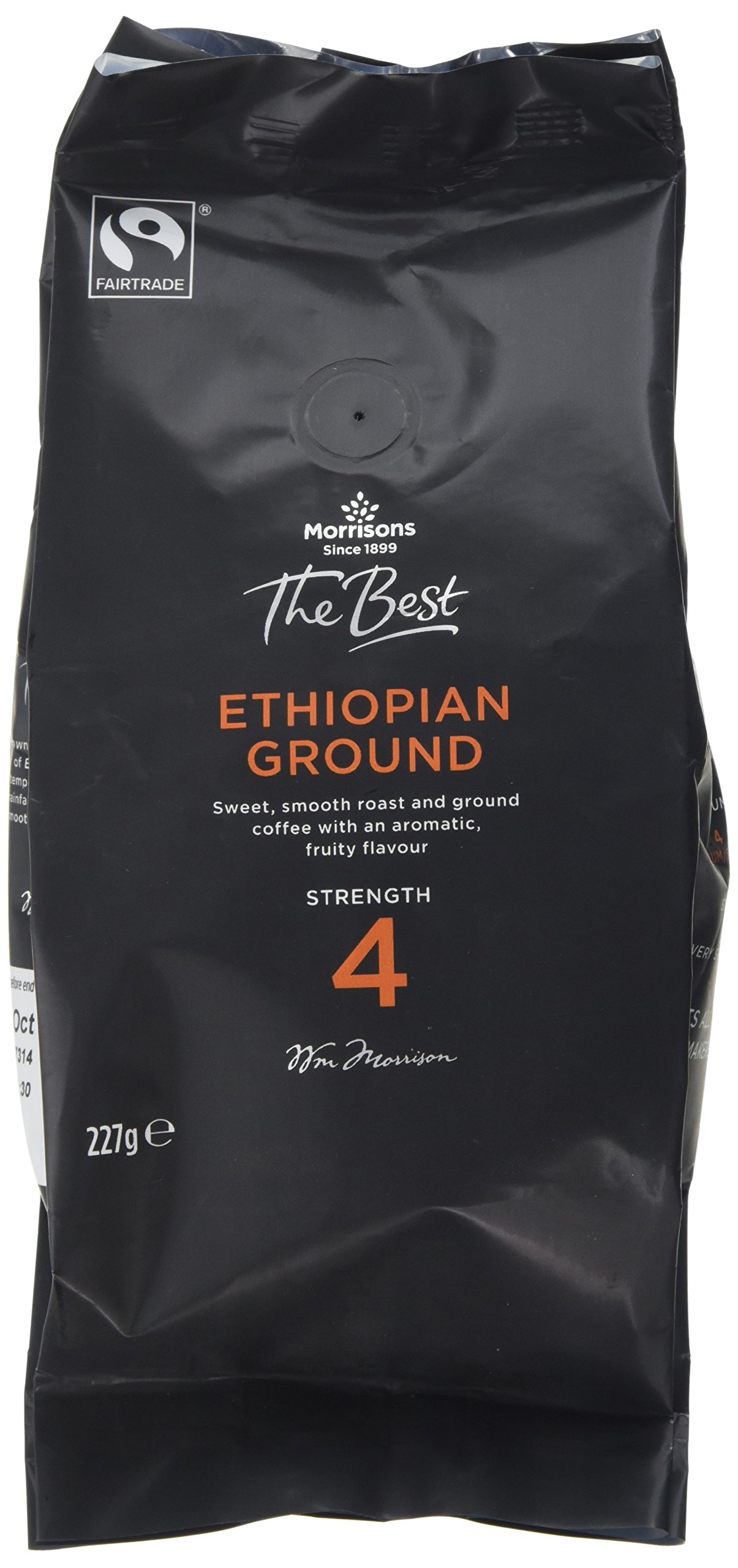 Buy MorrisonsThe Best Ethiopian Ground Coffee, 227 g, Pack of 6 Online ...