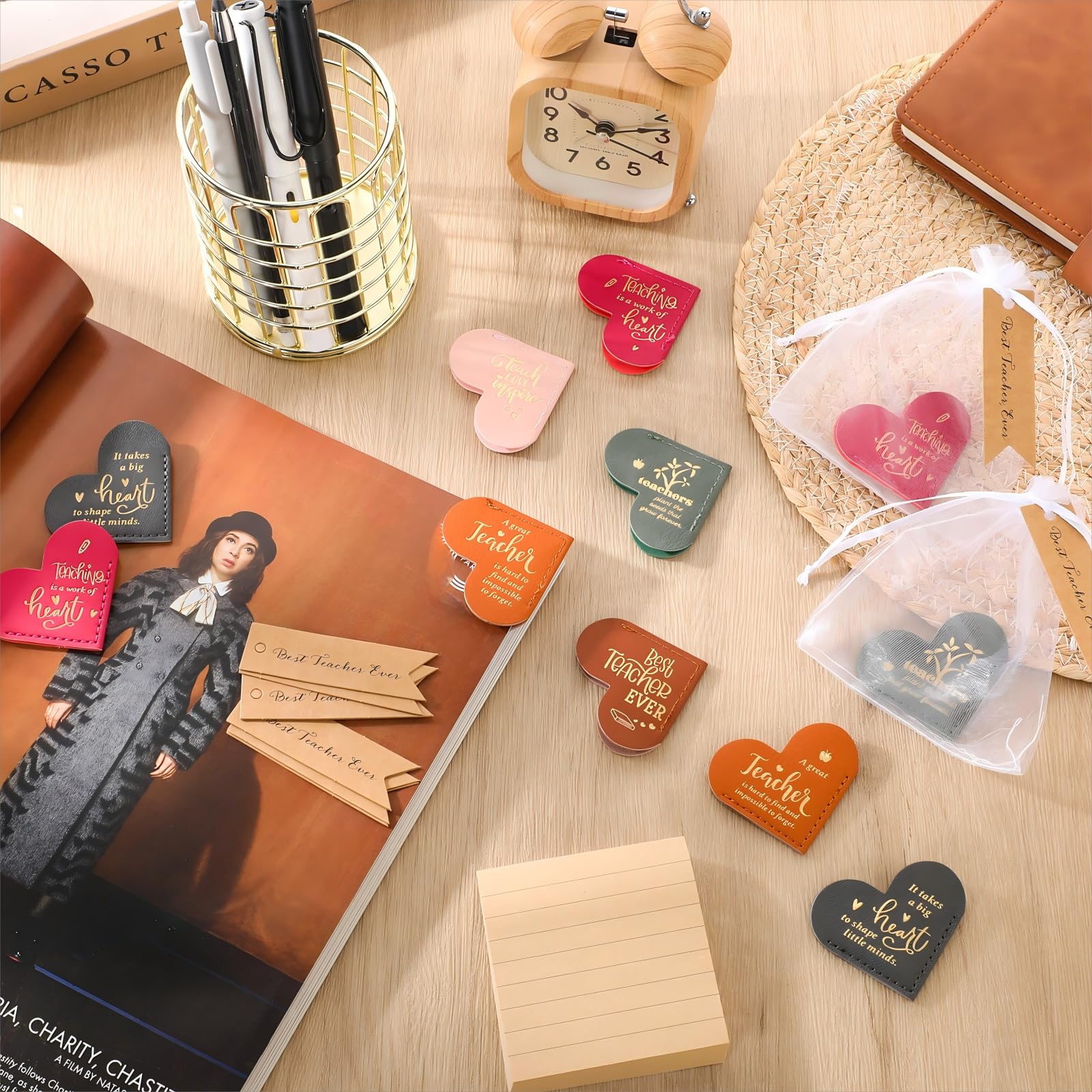 Snapklik.com : Sinload 30 Sets Back To School Gifts Bulk Leather Heart ...