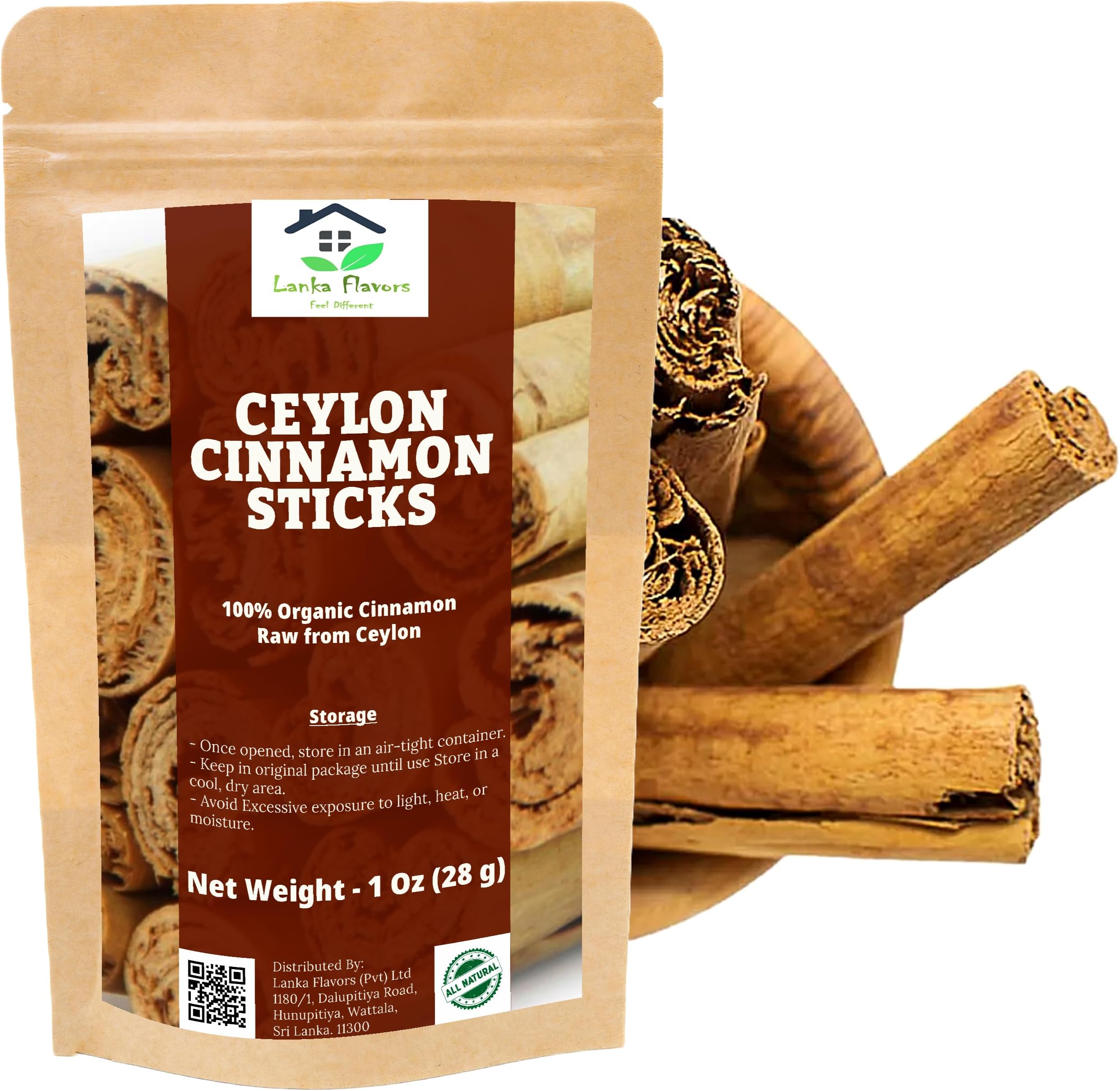 Amazon.com : Real Ceylon Cinnamon Sticks directly From Sri Lankan Farm ...