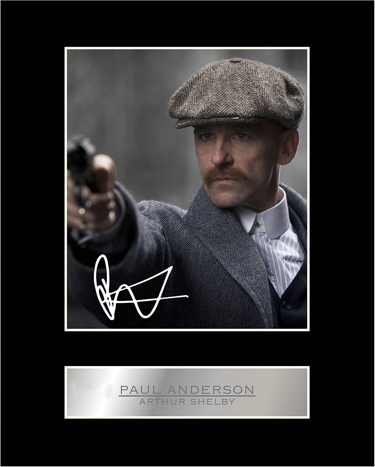 Iconic pics Paul Anderson Digitally Signed Mounted Photo Display Arthur ...