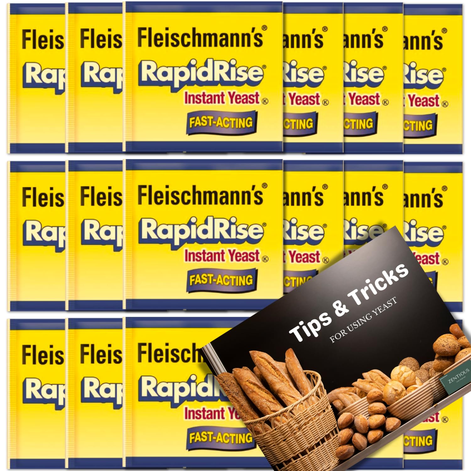 Amazon.com : FLEISCHMANN’S® Yeast Bundle with Expert Baking Guide from ...