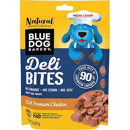 Amazon.com : Blue Dog Bakery Natural Dog Treats, Doggie Paws, Grain ...