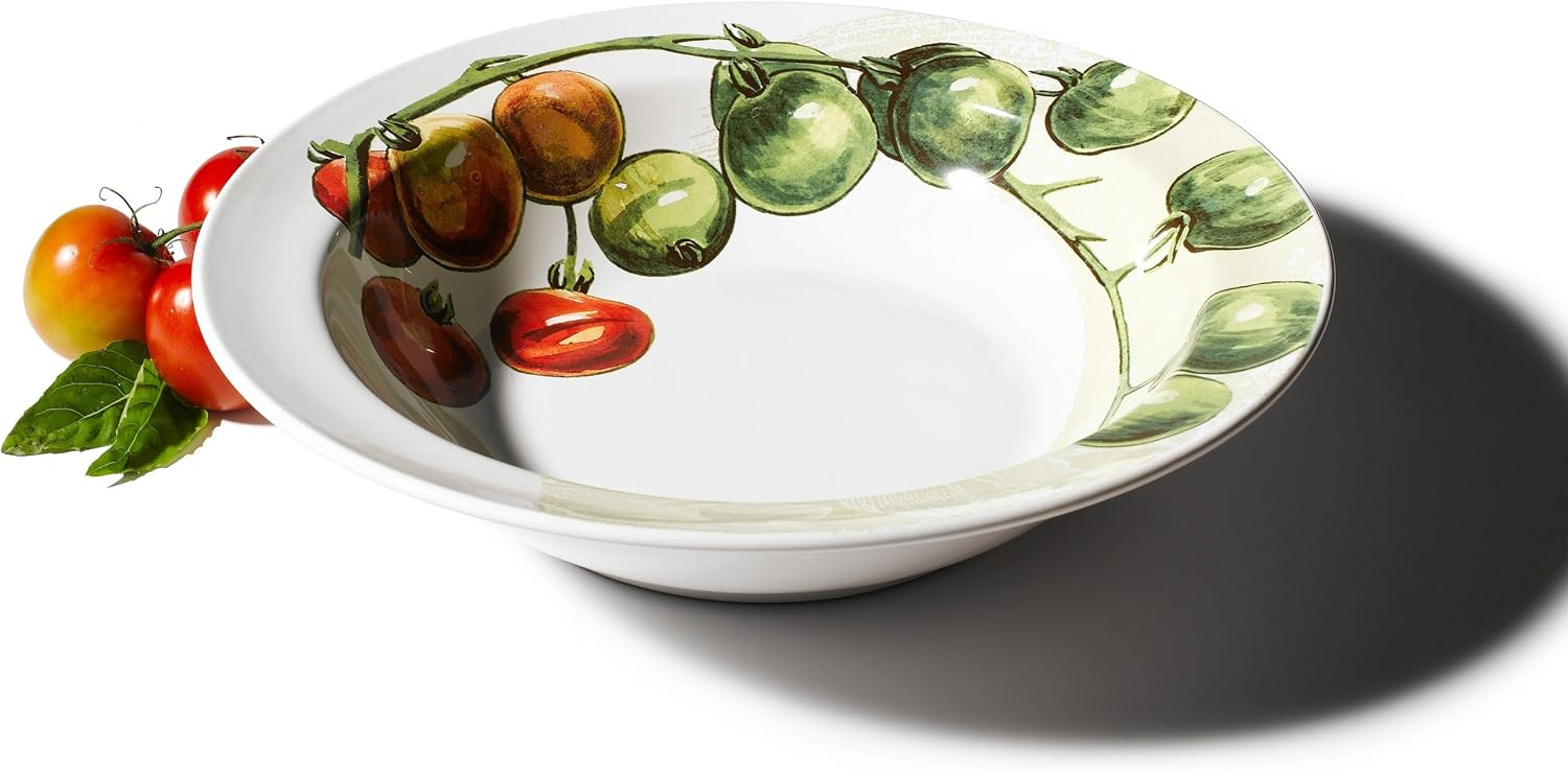 Amazon Amazon Brand Pinzon Tomato 15 Inch Shallow Serving Bowl