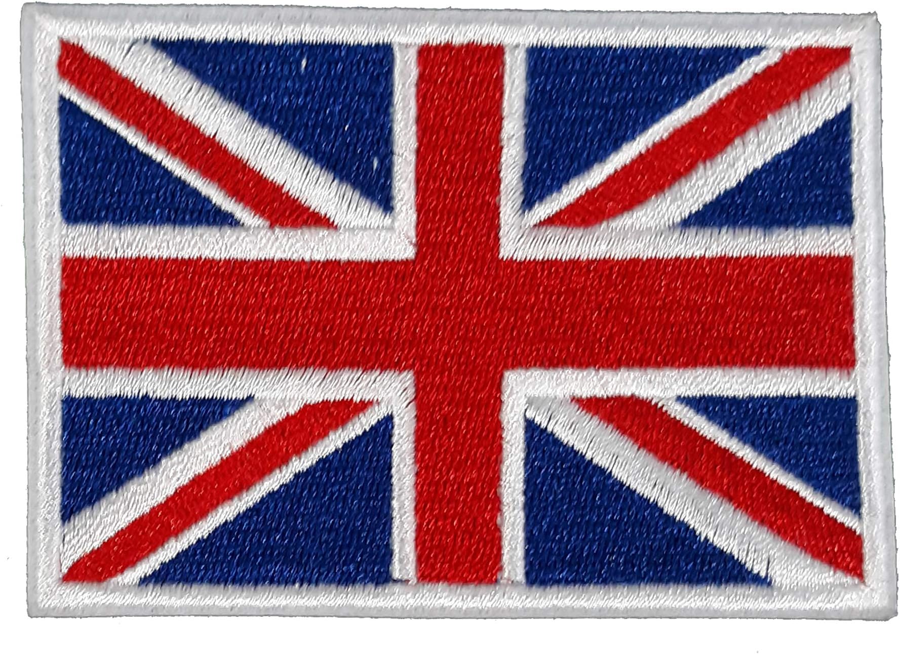 Amazon.com: EmbTao British Union Jack Embroidered Patch England Flag UK ...