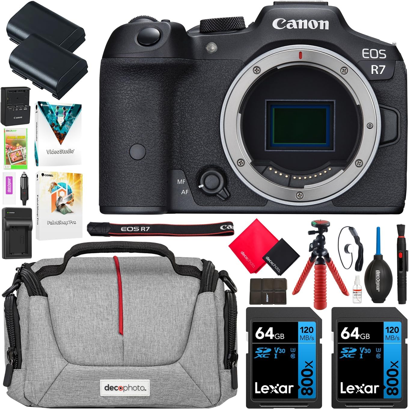 Amazon Canon Eos R7 Mirrorless Aps C Interchangeable Lens Camera