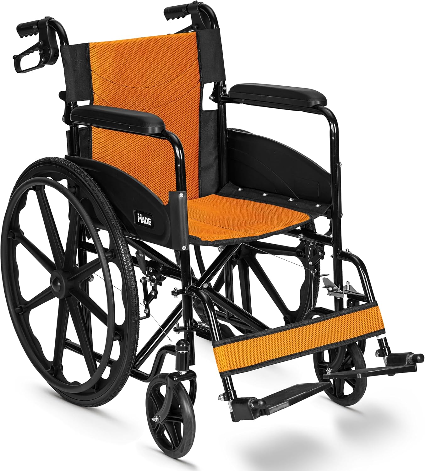 Lightweight Folding Wheelchair - Travel Friendly Foldable Self ...