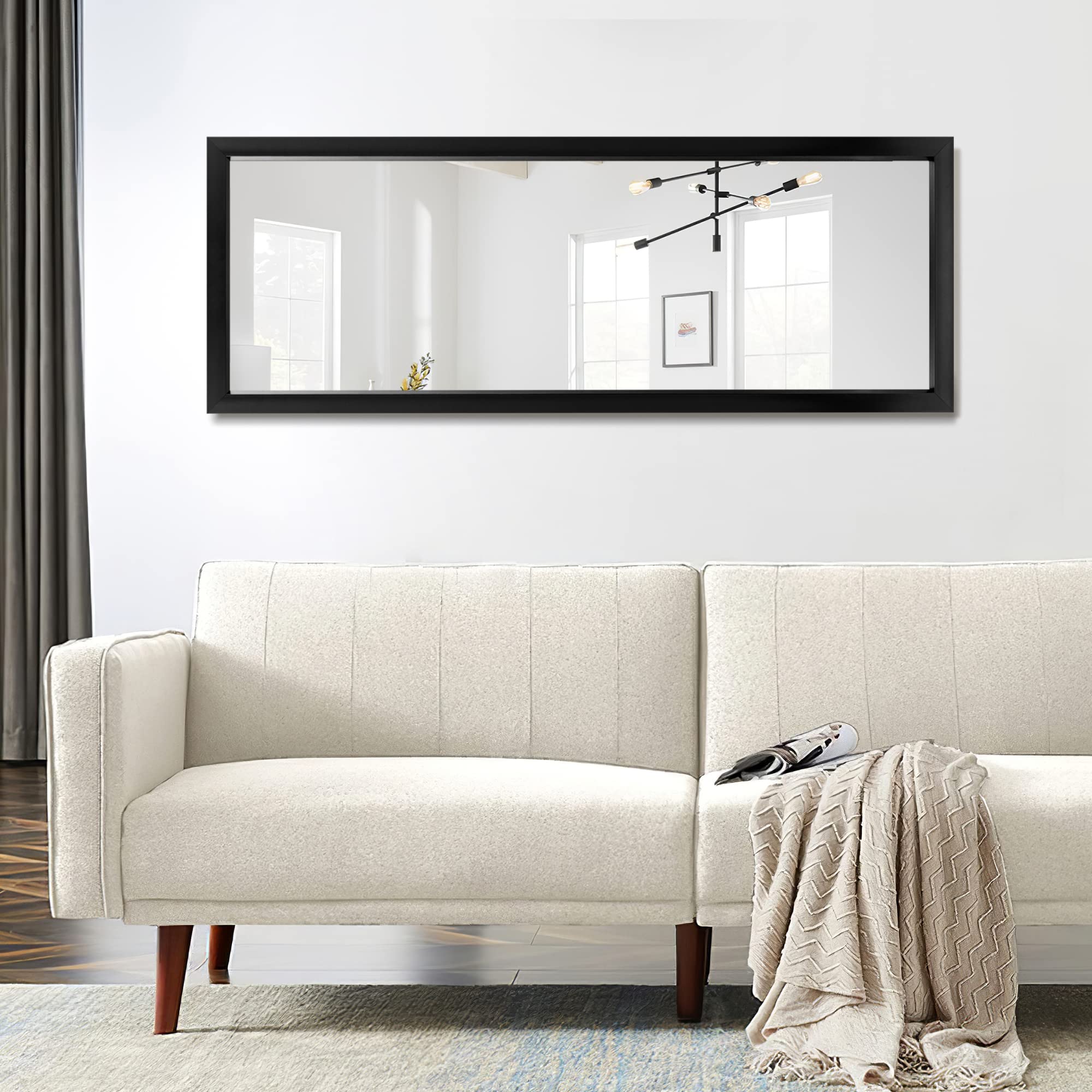 NicBex Full Length Mirror, 43x16 PS Lightweight Frame Mirror, Vanity ...