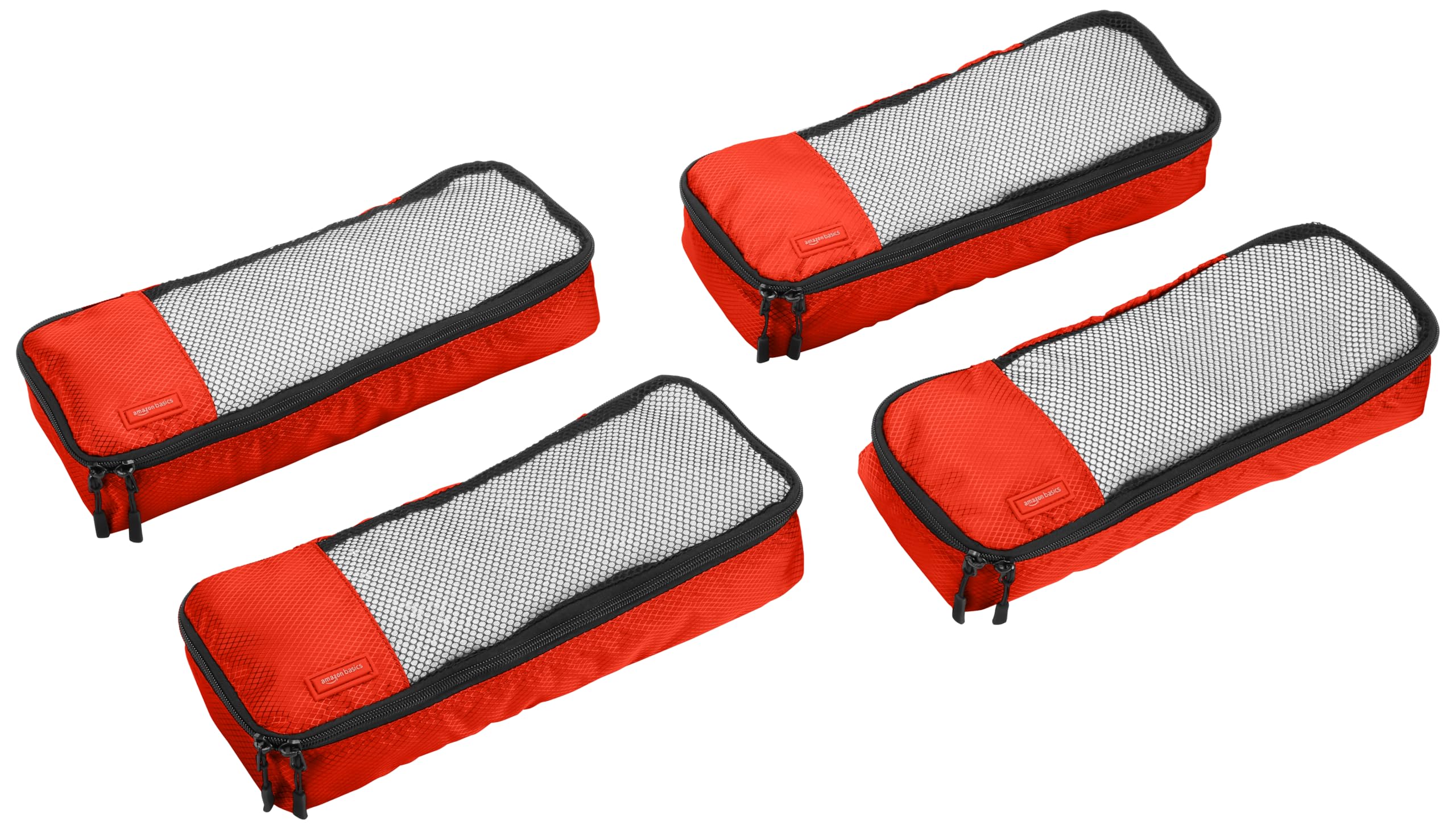 Snapklik.com : Basics 4 Piece Packing Travel Organizer Cubes Set - Slim