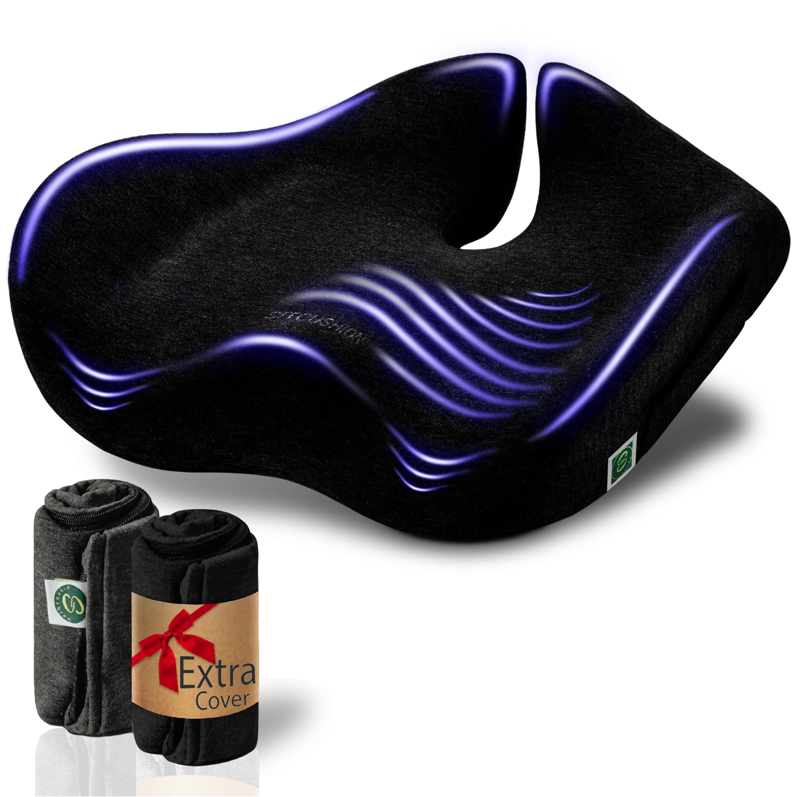 Amazon.com: Pressure Relief Seat Cushion for Tailbone Pain – X Large ...