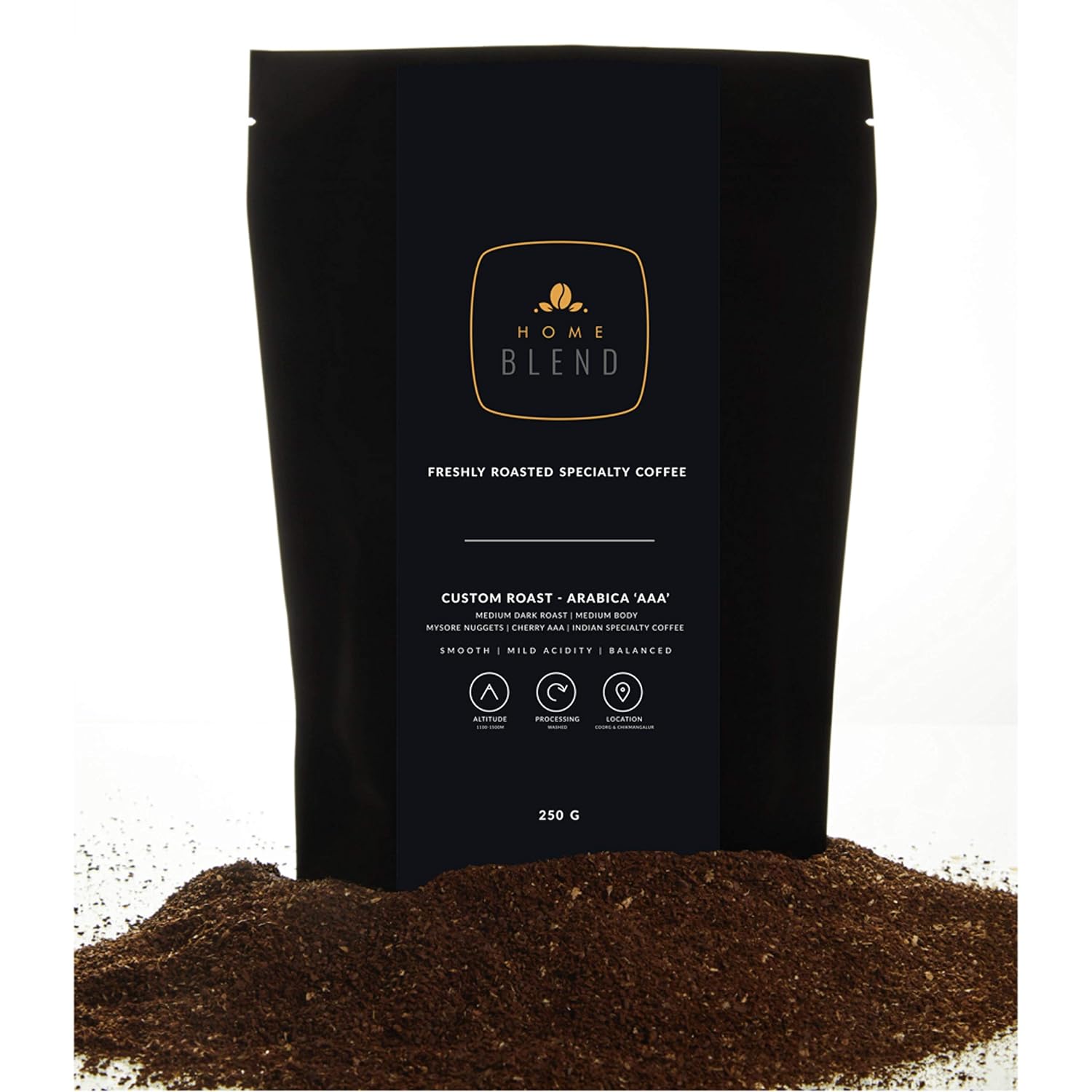 Home Blend Coffee Roasters - Ground Coffee - Custom Roast - Premium ...