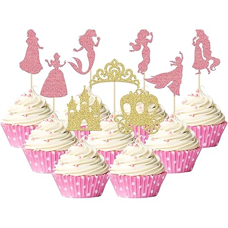 Amazon.com: Little Princess Crown - Pink and Gold Princess Baby Shower ...