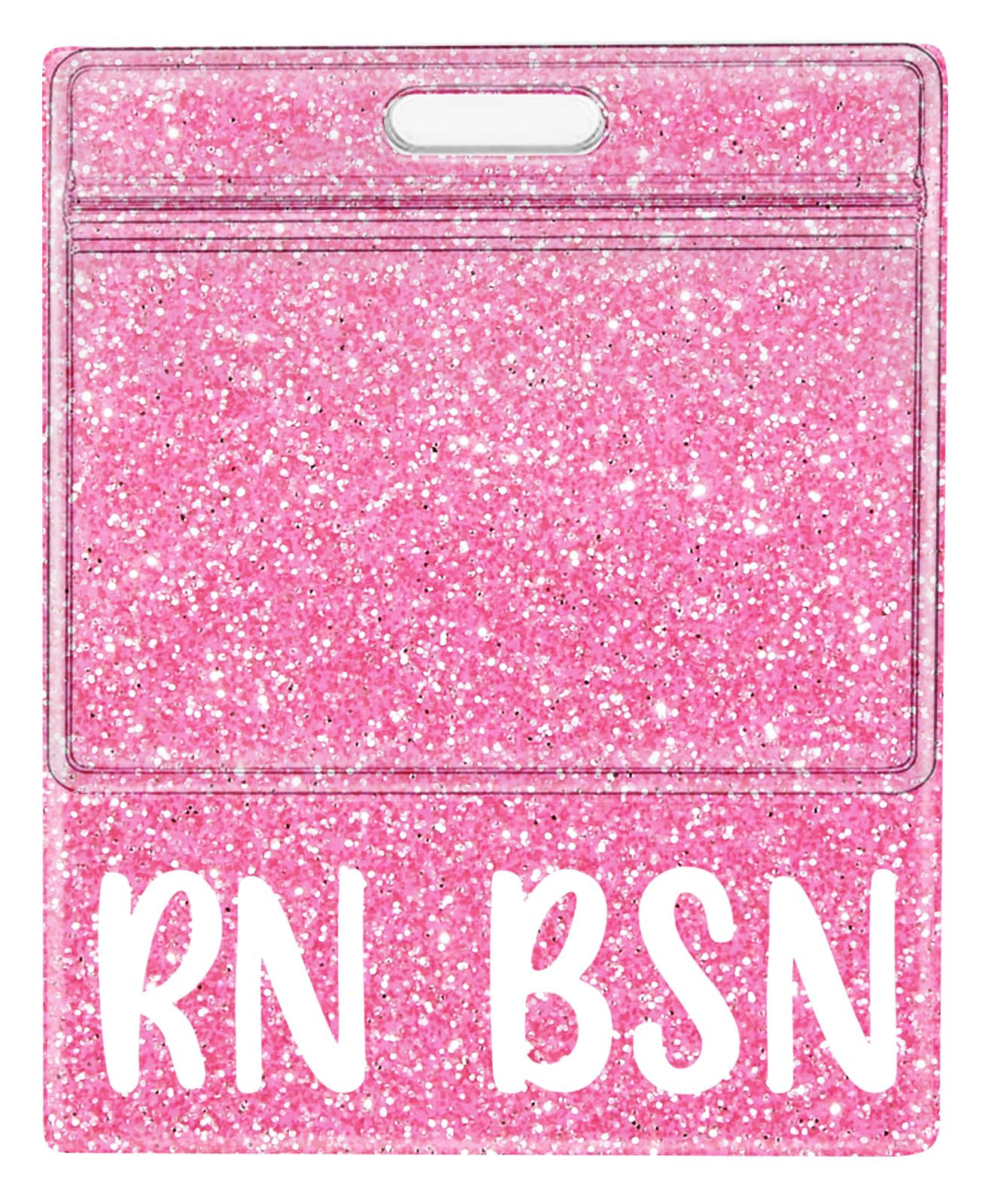 Amazon.com : Plifal Oversized RN BSN Badge Buddy Card Holder - XL ...