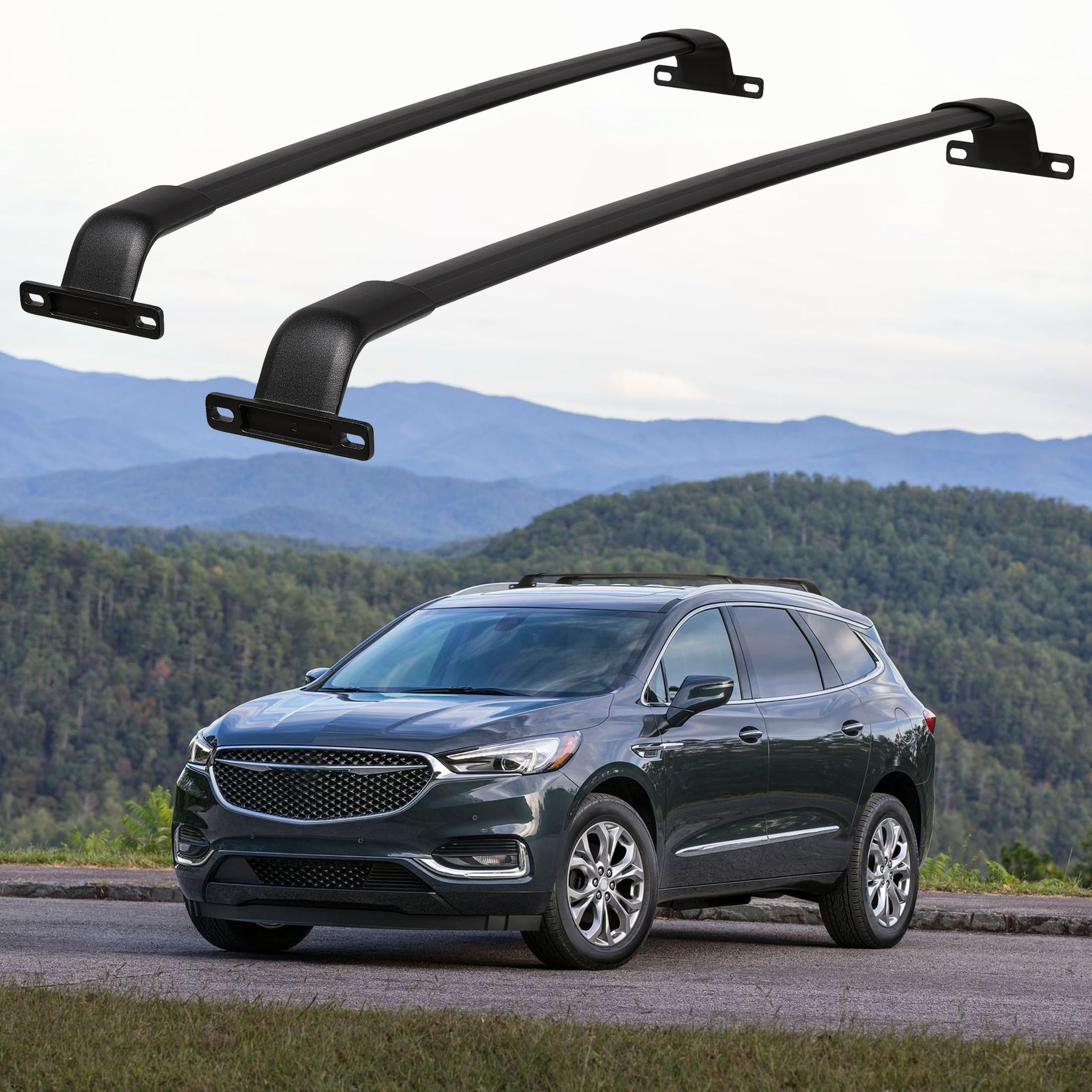 Snapklik.com : AUXMART Roof Rack Cross Bar Fits For Buick Enclave 2018-2025