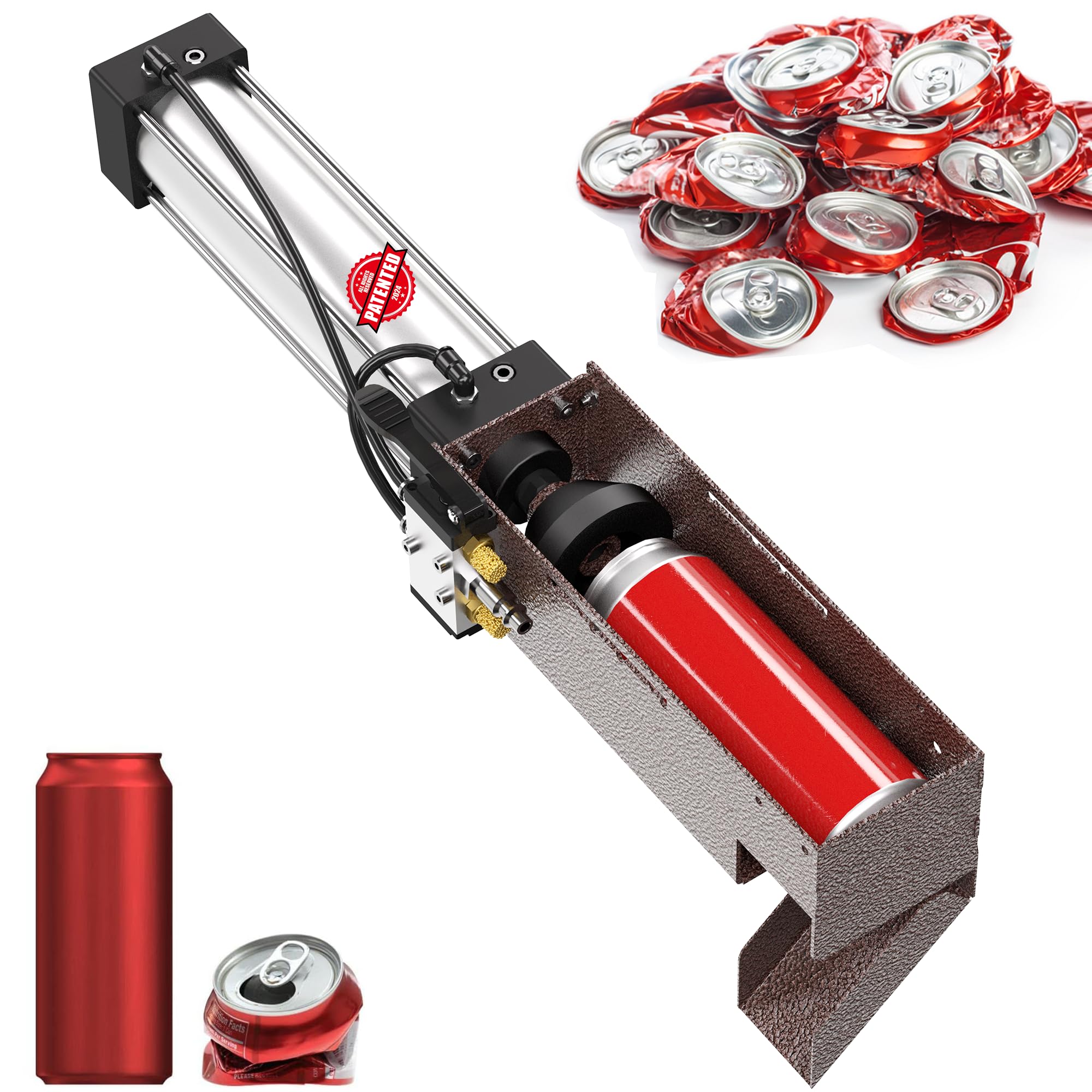 Amazon.com: ATINY Pneumatic Can Crusher, Air Power Can Crusher for ...