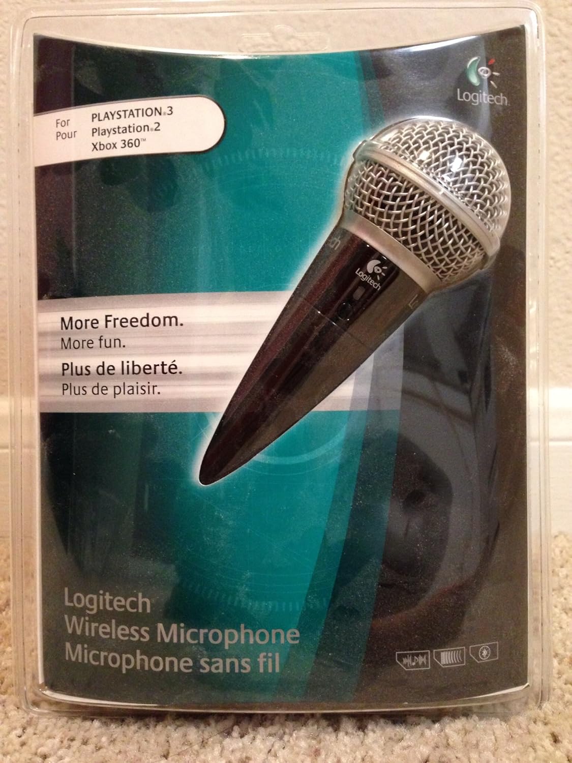 Logitech Wireless Microphone - Microphones (Wireless, AA, 20 Hours ...