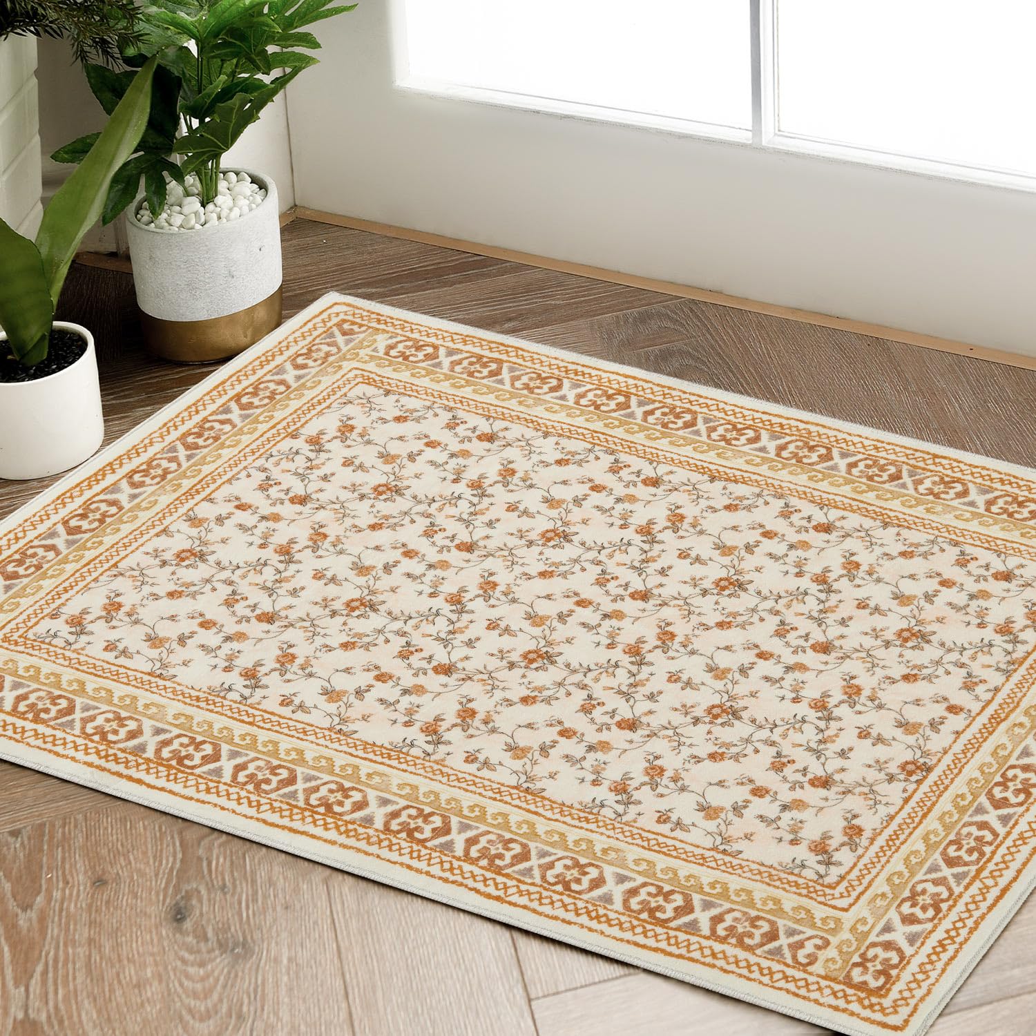 Amazon.com: jinchan Area Rug 2x3 Machine Washable Rug - Entryway ...