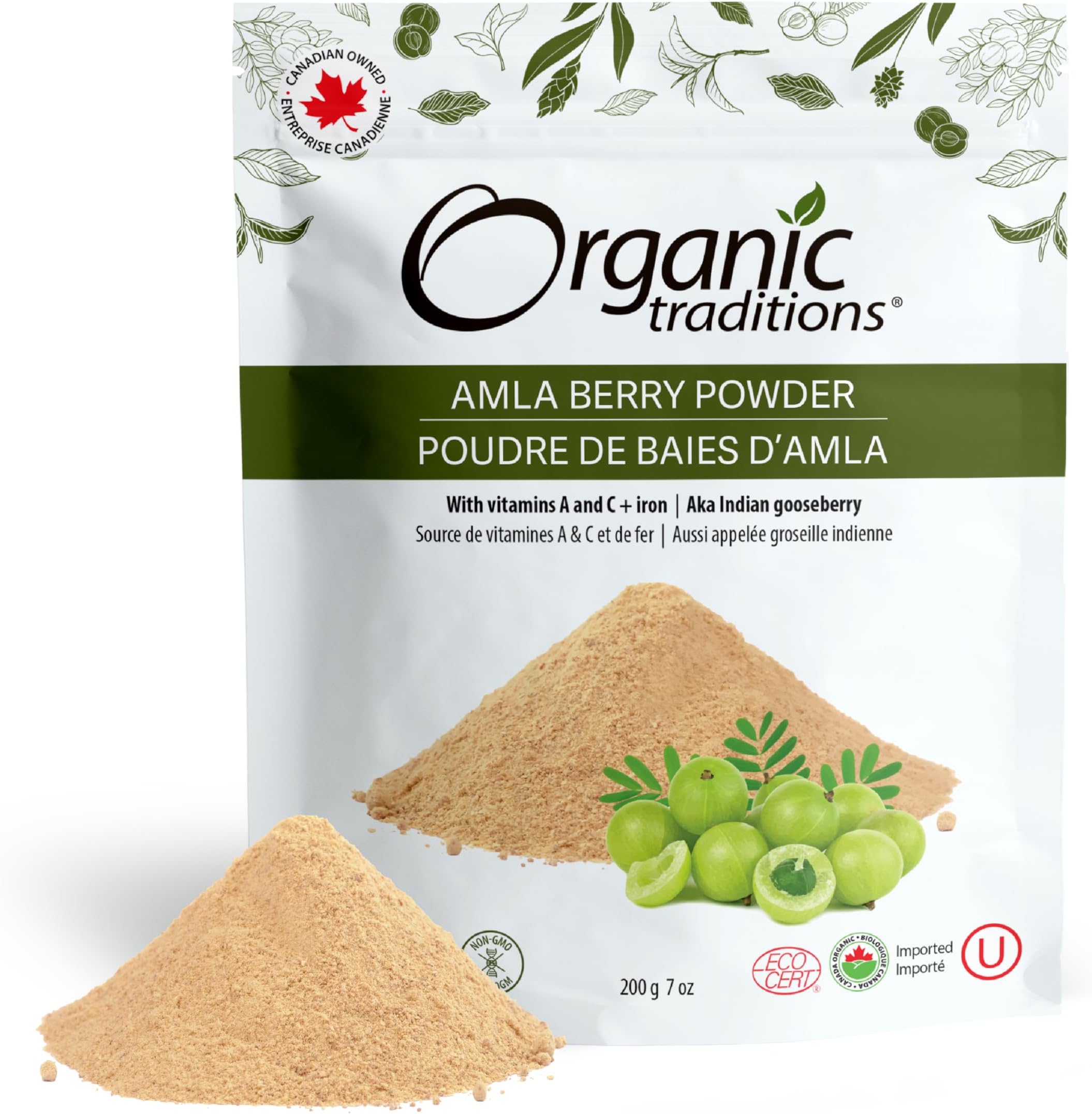 Amazon.com : Organic Traditions |Organic Amla Berry Powder | Powdered ...