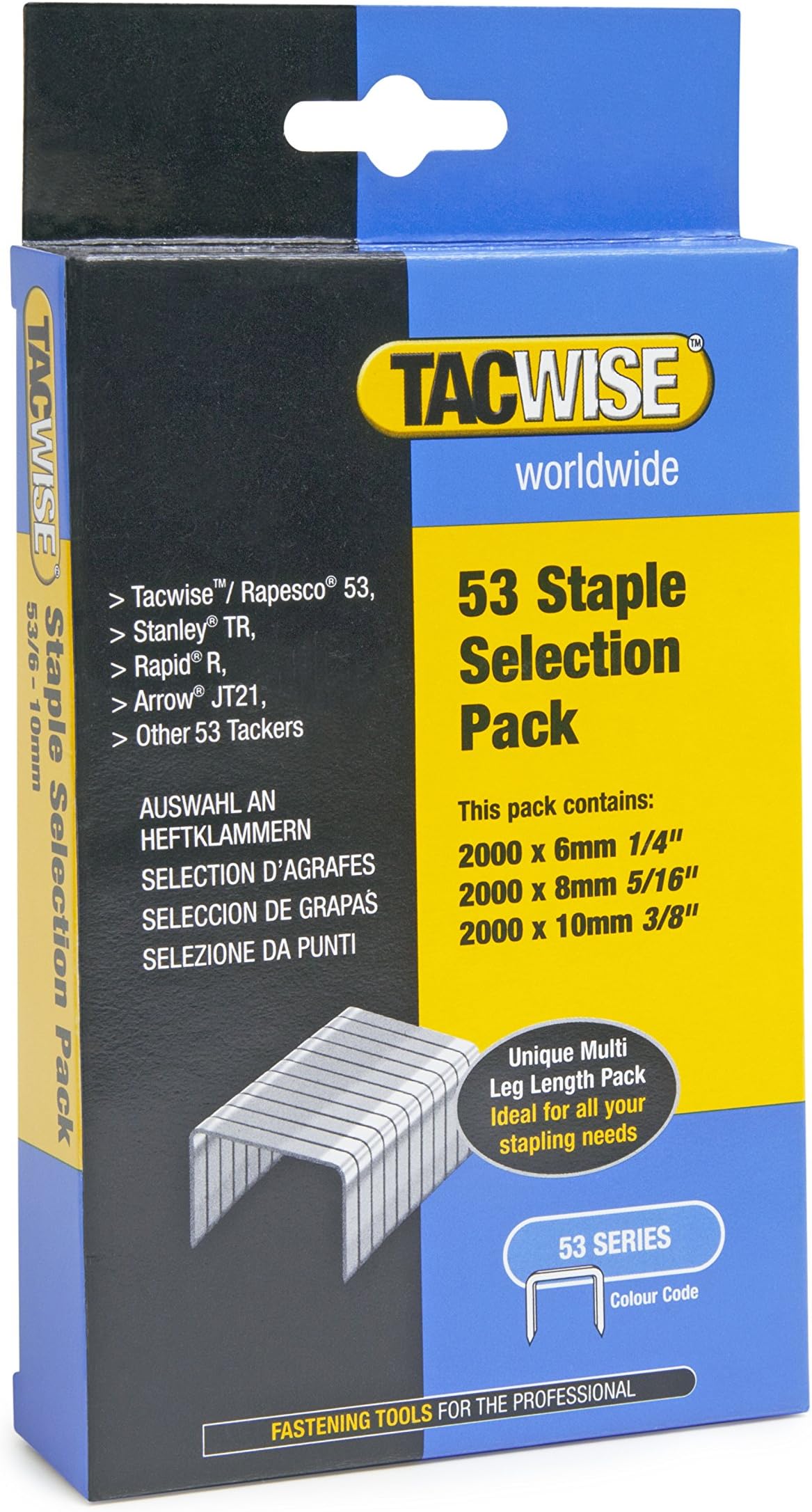 TACWISE 0400 Type 18G / 40 mm Galvanised Brad Nails, Silver, 5000 Pack ...