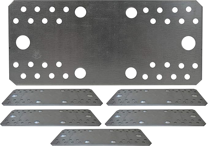 Flat Connecting Joining Plate Galvanised Heavy Duty Metal Steel Sheet ...