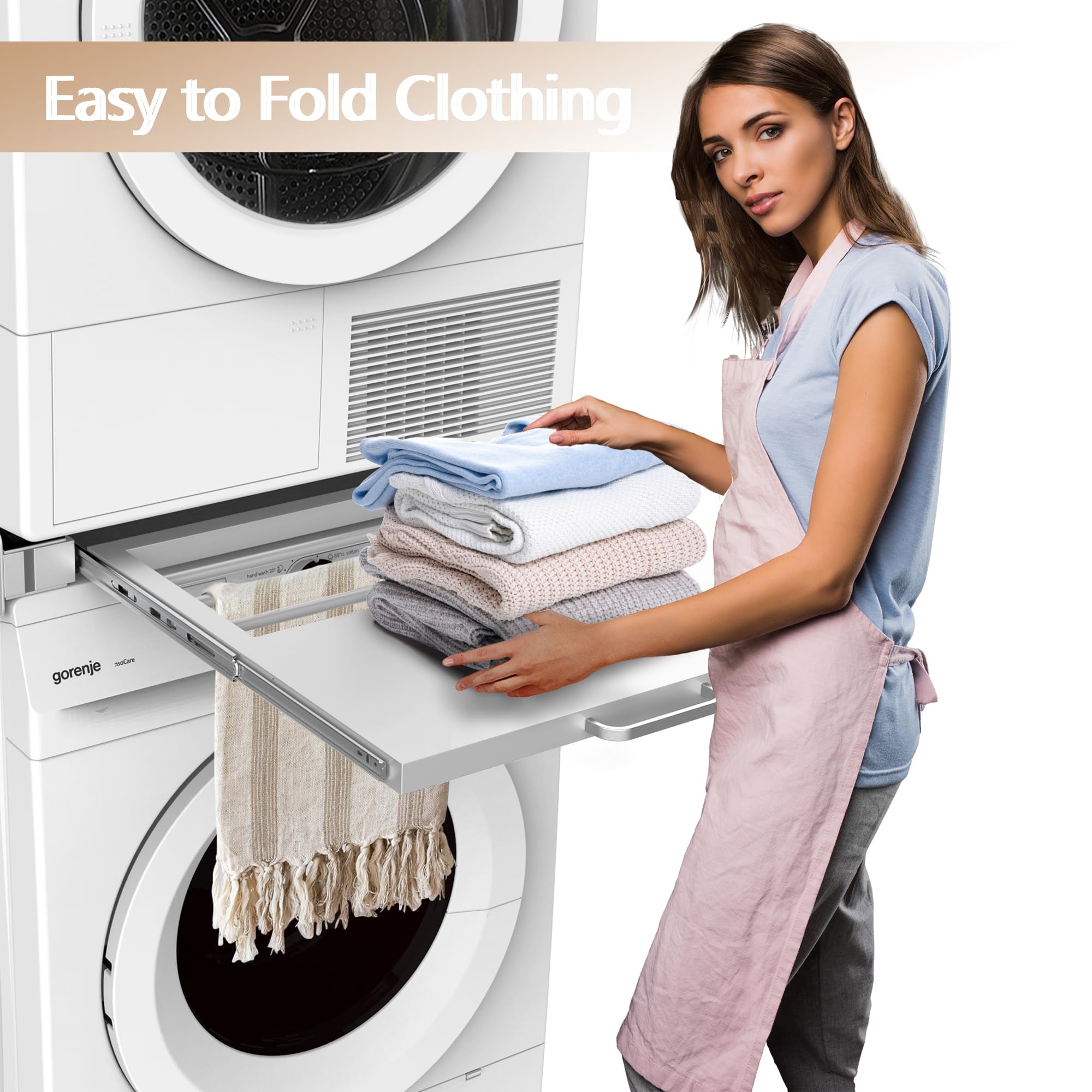 Snapklik.com : Gtouse Stacking Kit For Washer And Dryer, 60x55cm ...