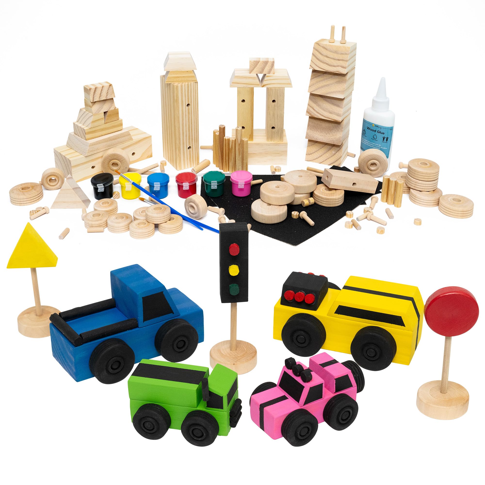 Snapklik.com : SparkJump DIY Wood Building Kits, STEM Woodworking Kit ...