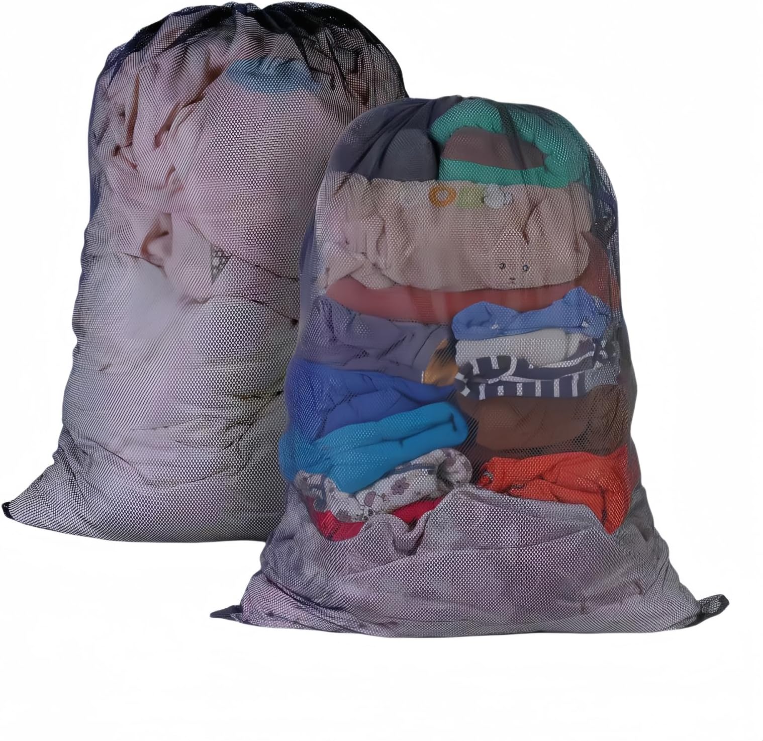 Amazon.com: 2 Packs Laundry Mesh Bags, Drawstring Net Laundry Bag for ...