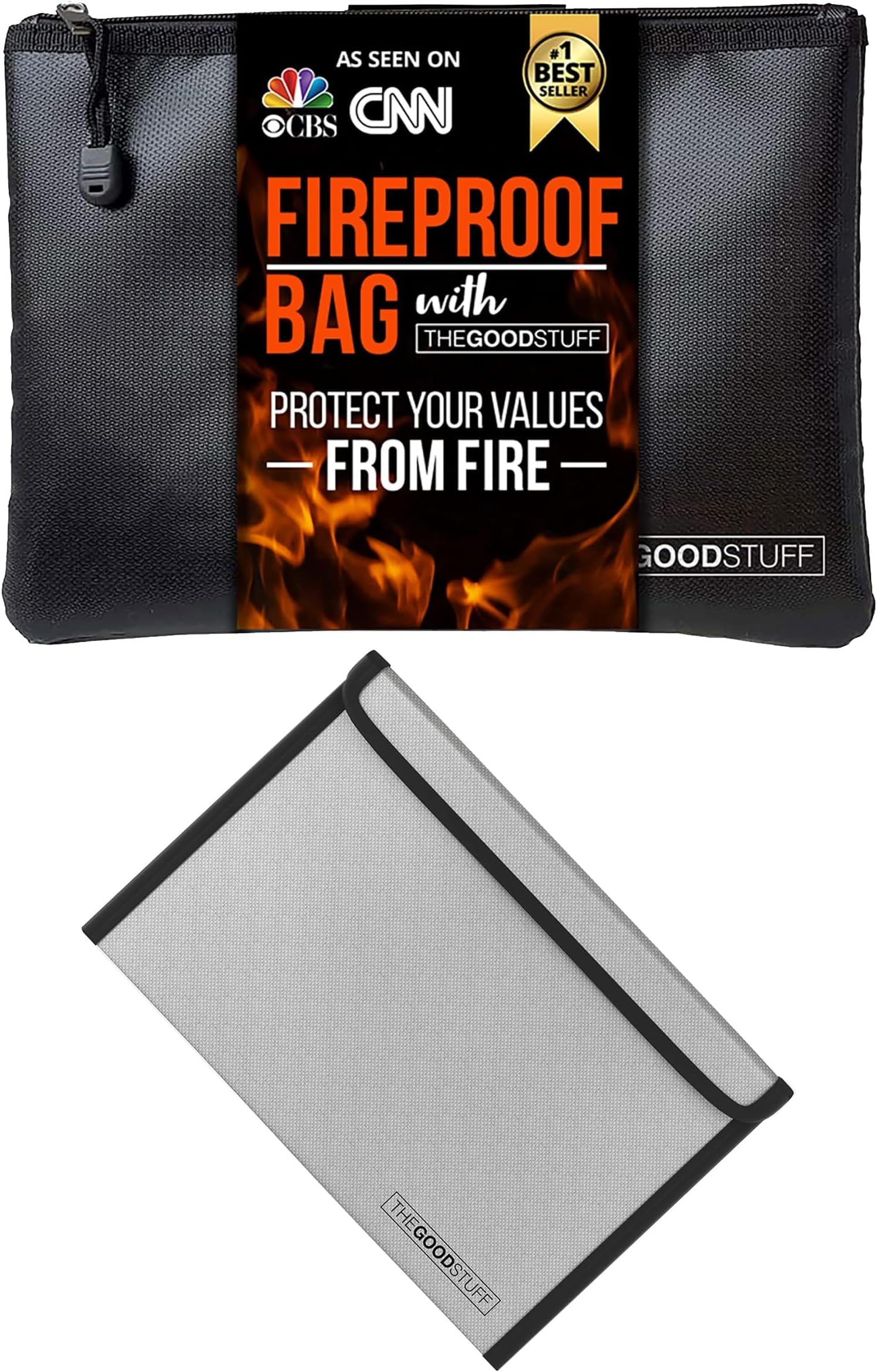 Amazon.com: The Good Stuff Fireproof Document Bags, Pouch and Fire ...