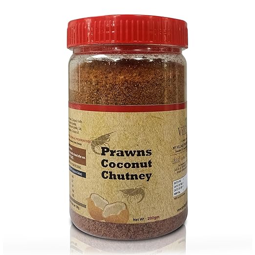 My Village Prawns Coconut Chutney Powder 200g : Amazon.in: Grocery ...