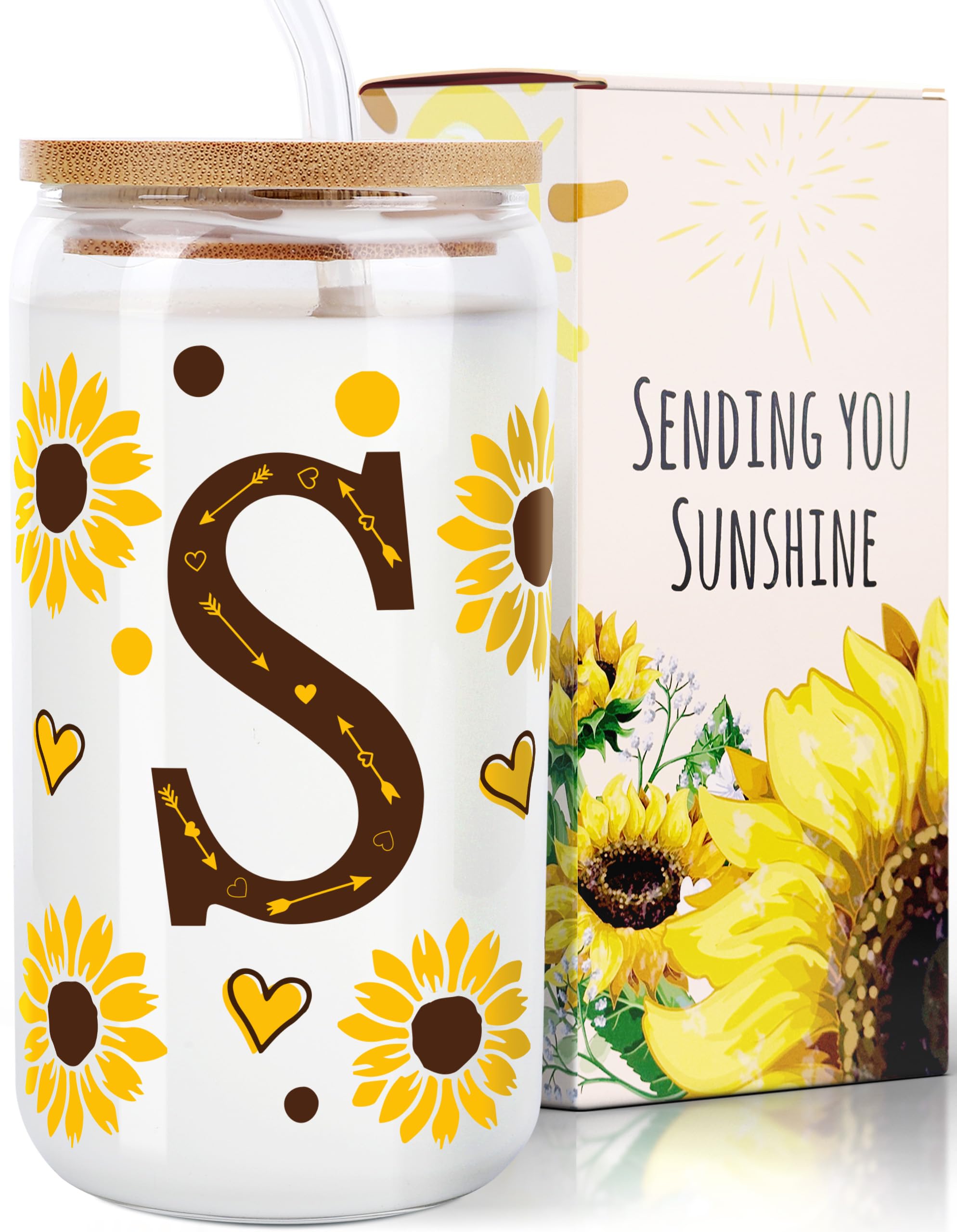 Amazon.com: Sunflower Gifts - Personalized Sunflower Tumbler with Lid ...