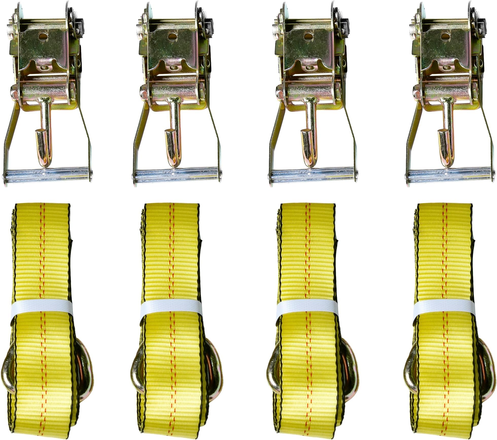 Amazon.com: (Pack of 2) Wheel Lift Repo Crossover Strap 2" x10' Tow ...