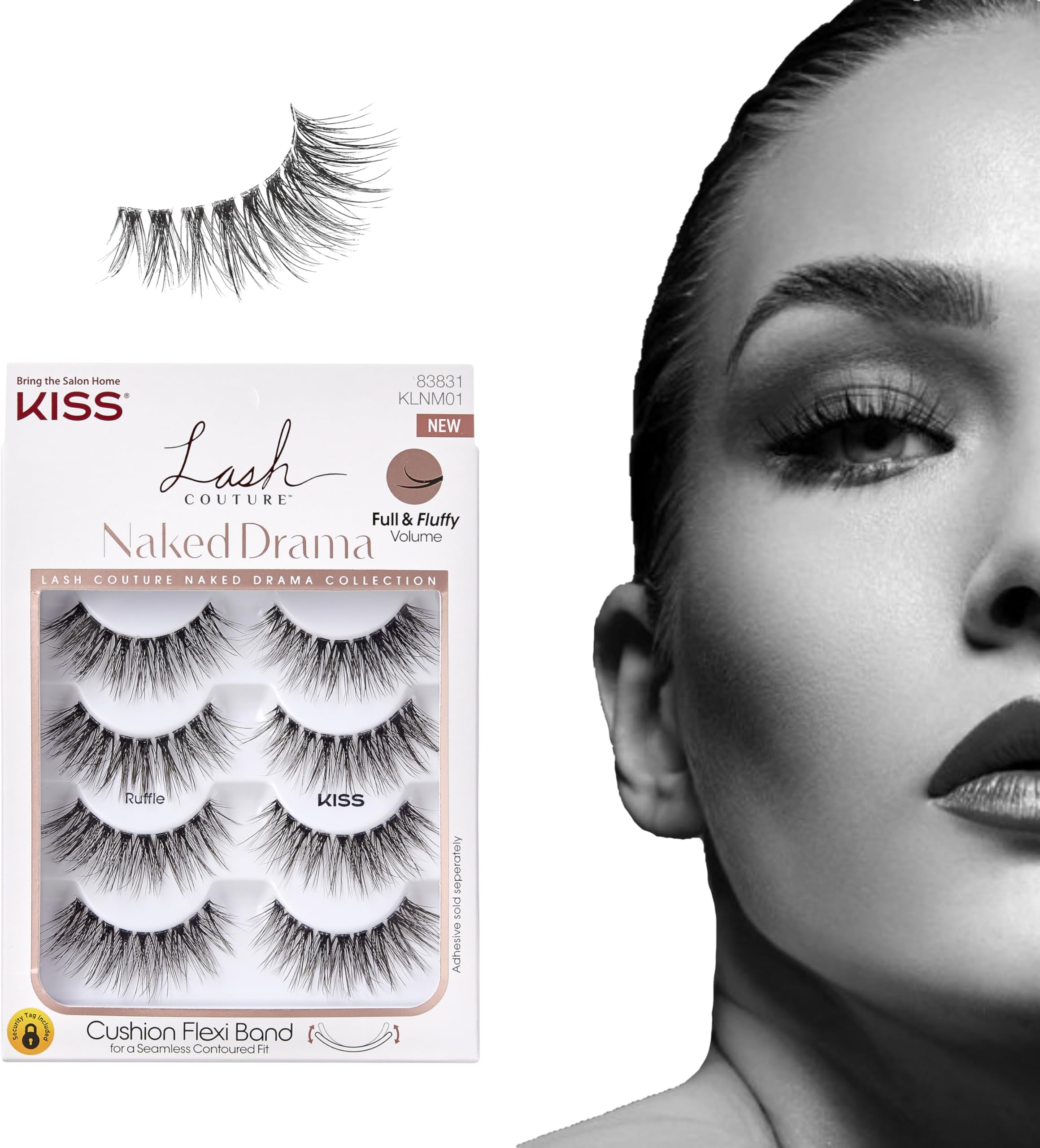 Amazon.com: KISS Lash Couture LuXtensions Collection False Eyelashes ...
