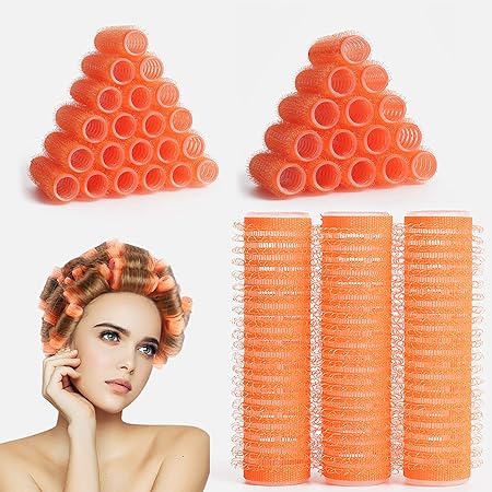 Amazon.com : Pack of 24 Self Grip Mini Small Hair Curlers Vented ...