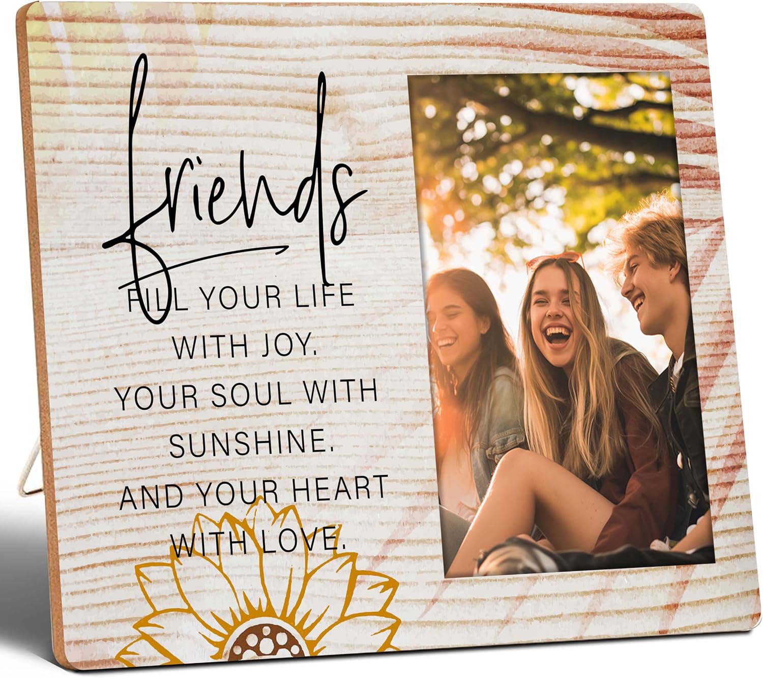 Amazon.com - SSQBZU Best Friend Picture Frame 4"x6", ‘Friends Fill Your ...