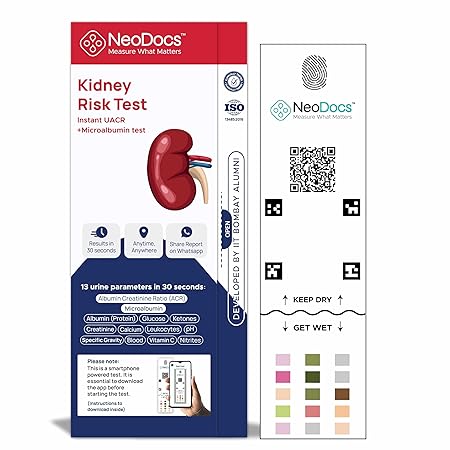 Neodocs Kidney wellness Urine test for Diabetes care & blood pressure ...