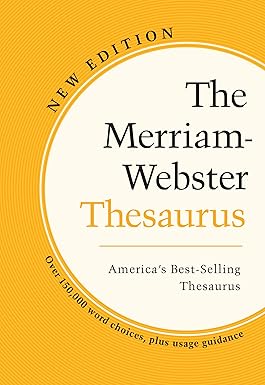 The Merriam-Webster Thesaurus - Newest Edition, Trade Paperback ...
