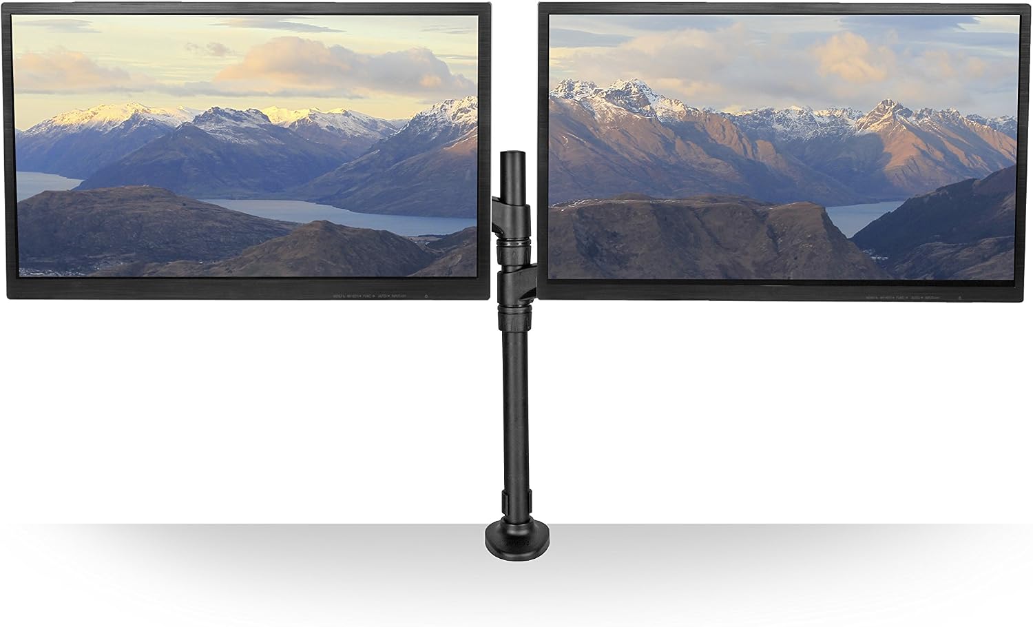 DM2000 Dual Monitor Desktop Mount – 13-inch to 27-inch Displays – Tilts ...
