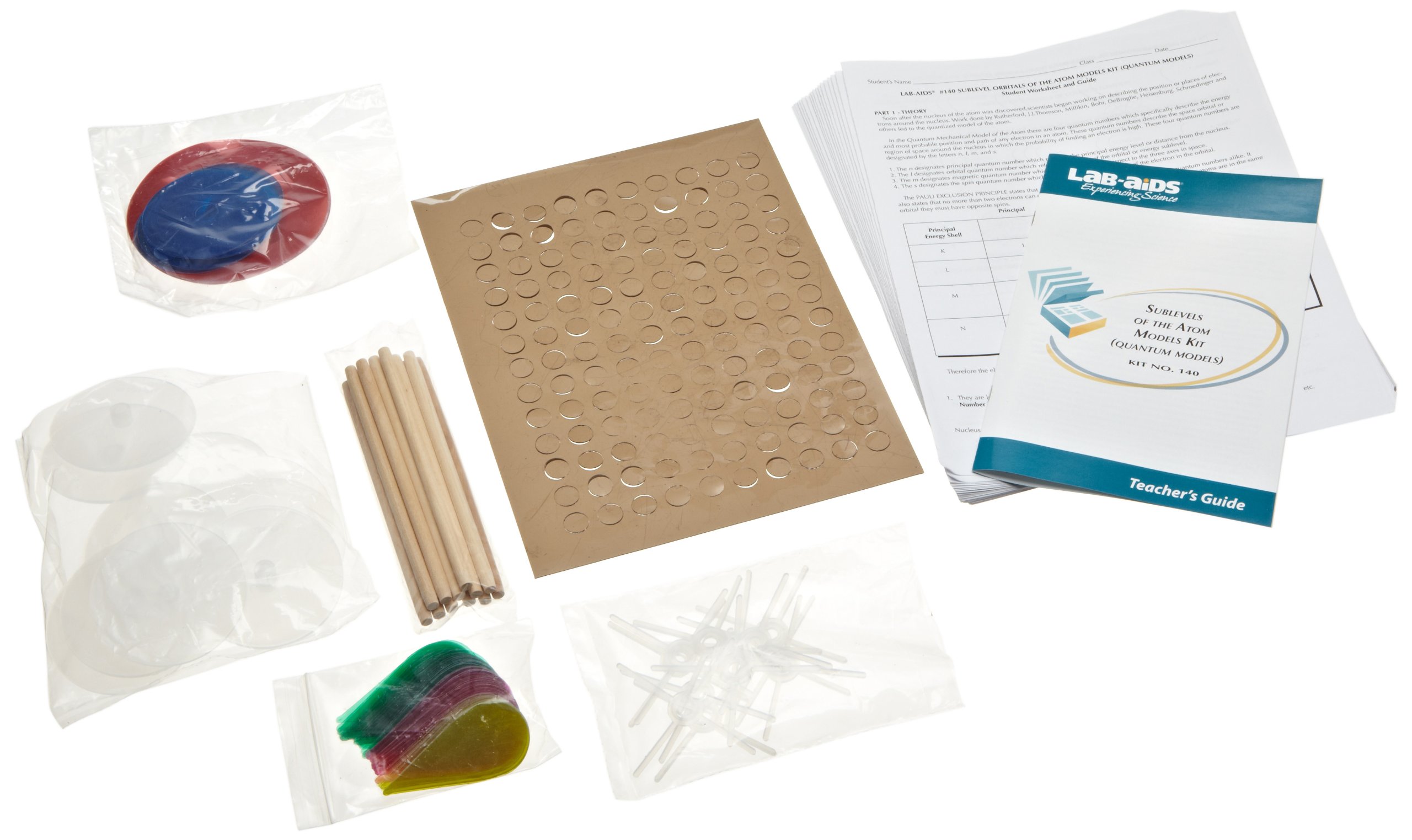 Lab Aids Sublevel Orbitals Of The Atom Models Quantum Models ...